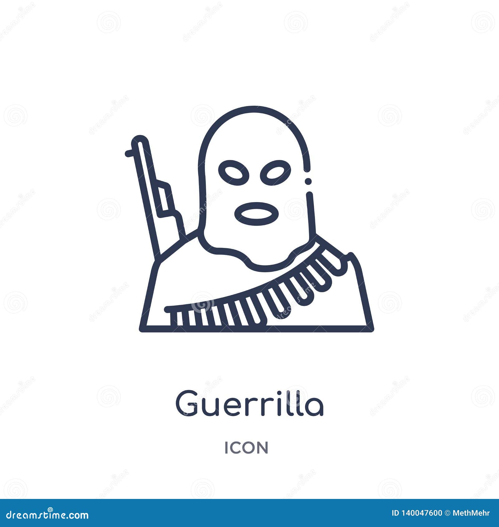 Guerrilla Icon. Trendy Guerrilla Logo Concept On White Background From ...