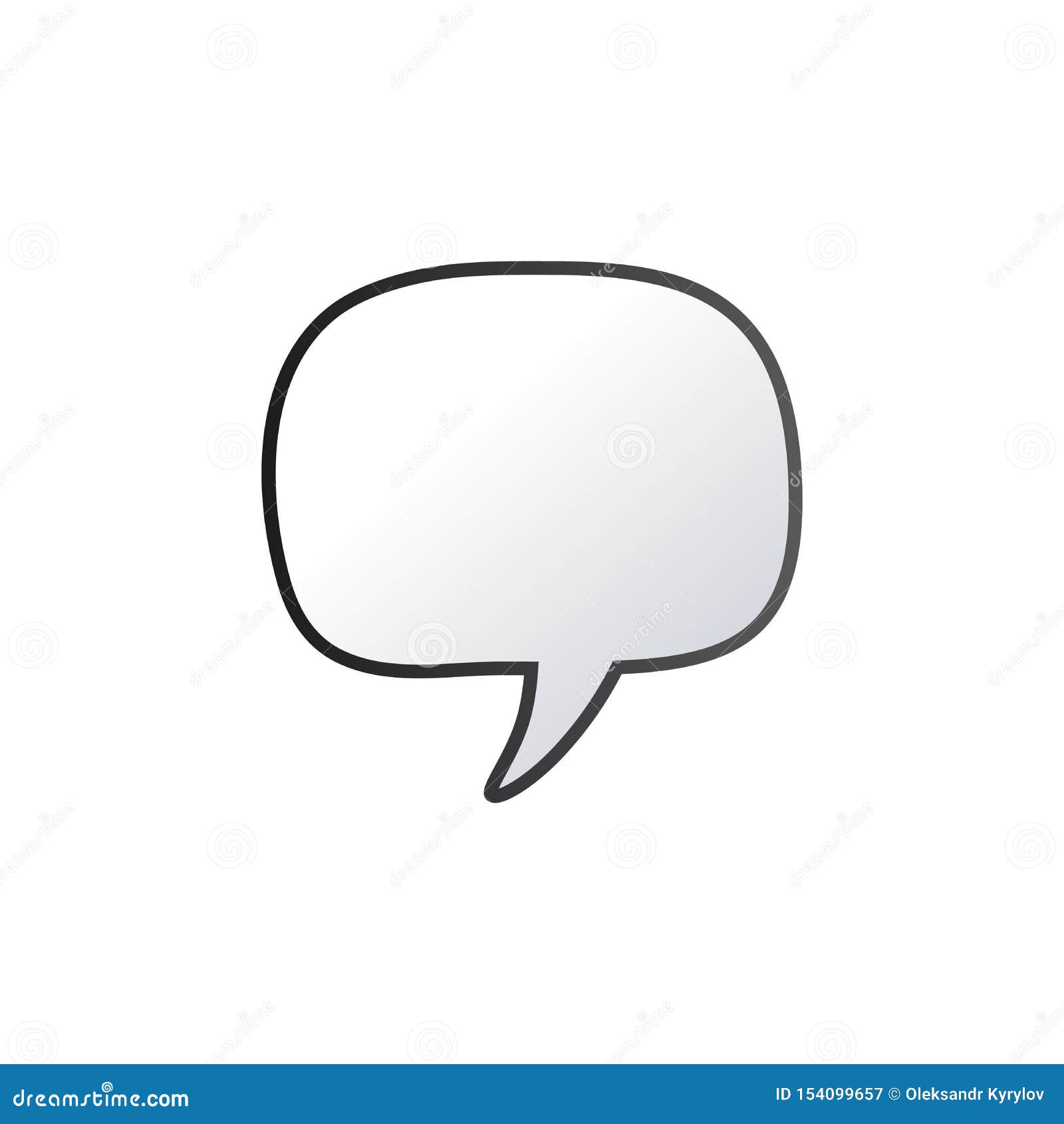 Linear Hand Drawn Speech Bubble, Rectangle Distorted Circle and Square ...