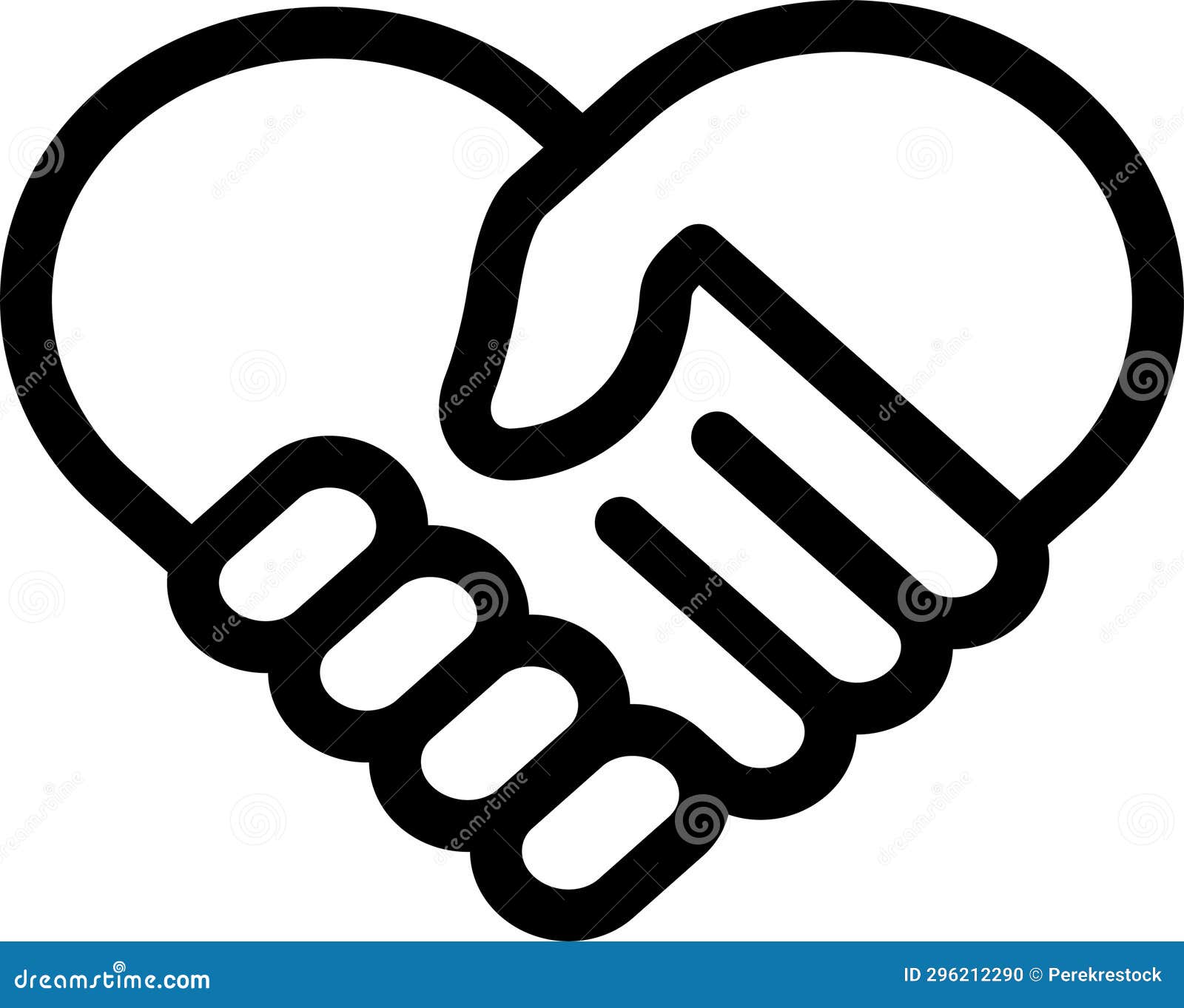 Linear Handshake Icon From Customer Service Outline Collection. Thin ...