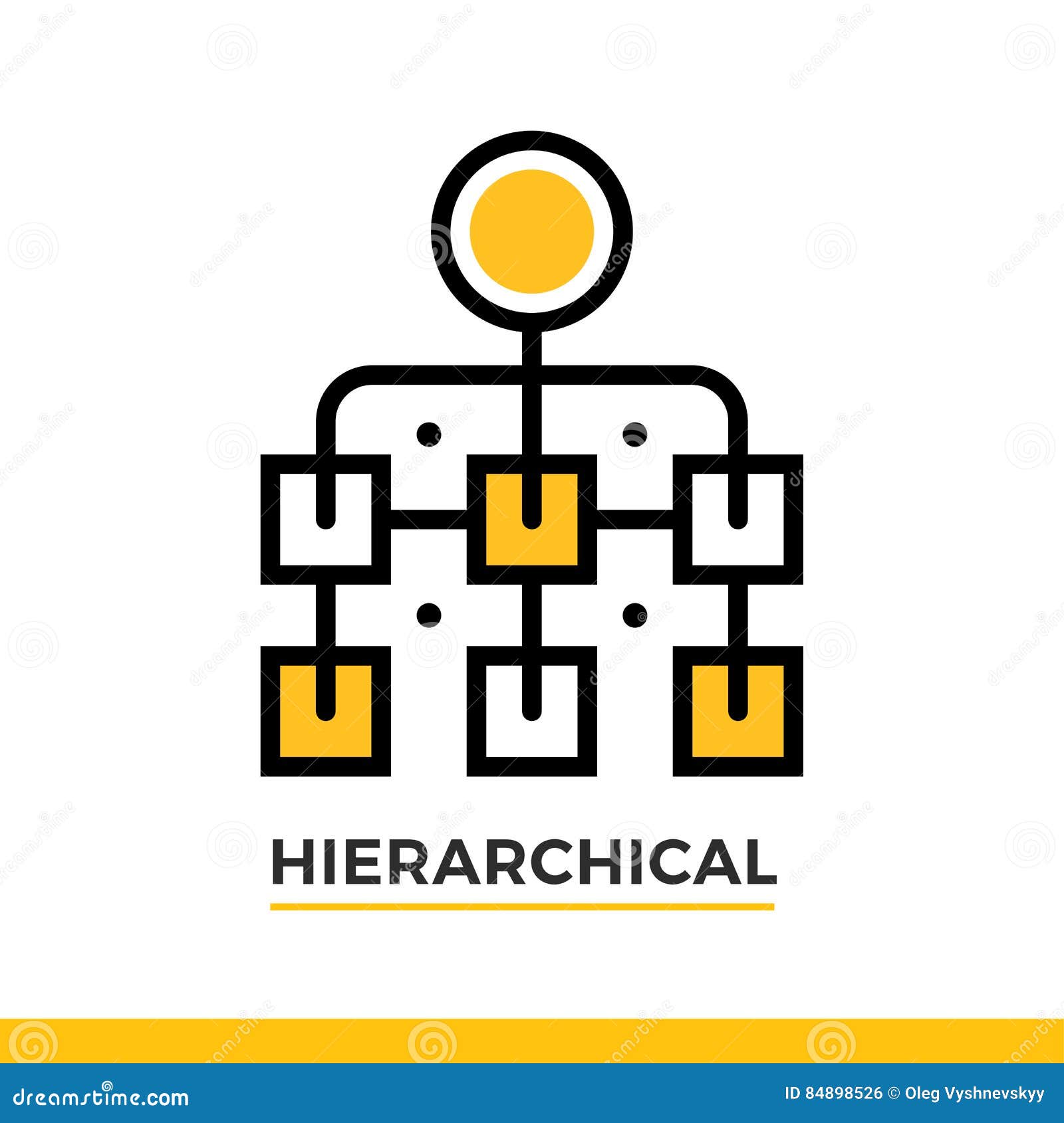 Linear Hierarchical Order Icon From Business Outline Collection. Thin ... Linear Hierarchical Order Icon From Business Outline Collection. Thin ...
