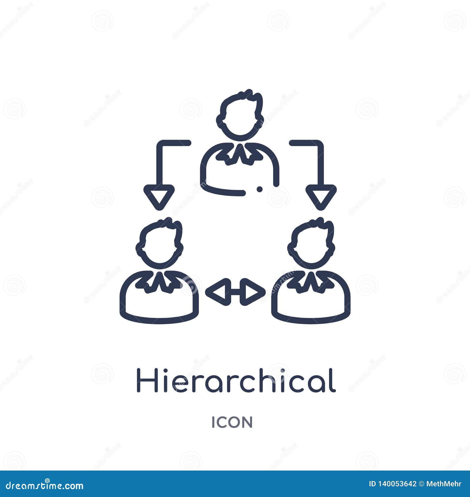 Linear Hierarchical Order Icon From Business Outline Collection. Thin ... Linear Hierarchical Order Icon From Business Outline Collection. Thin ...