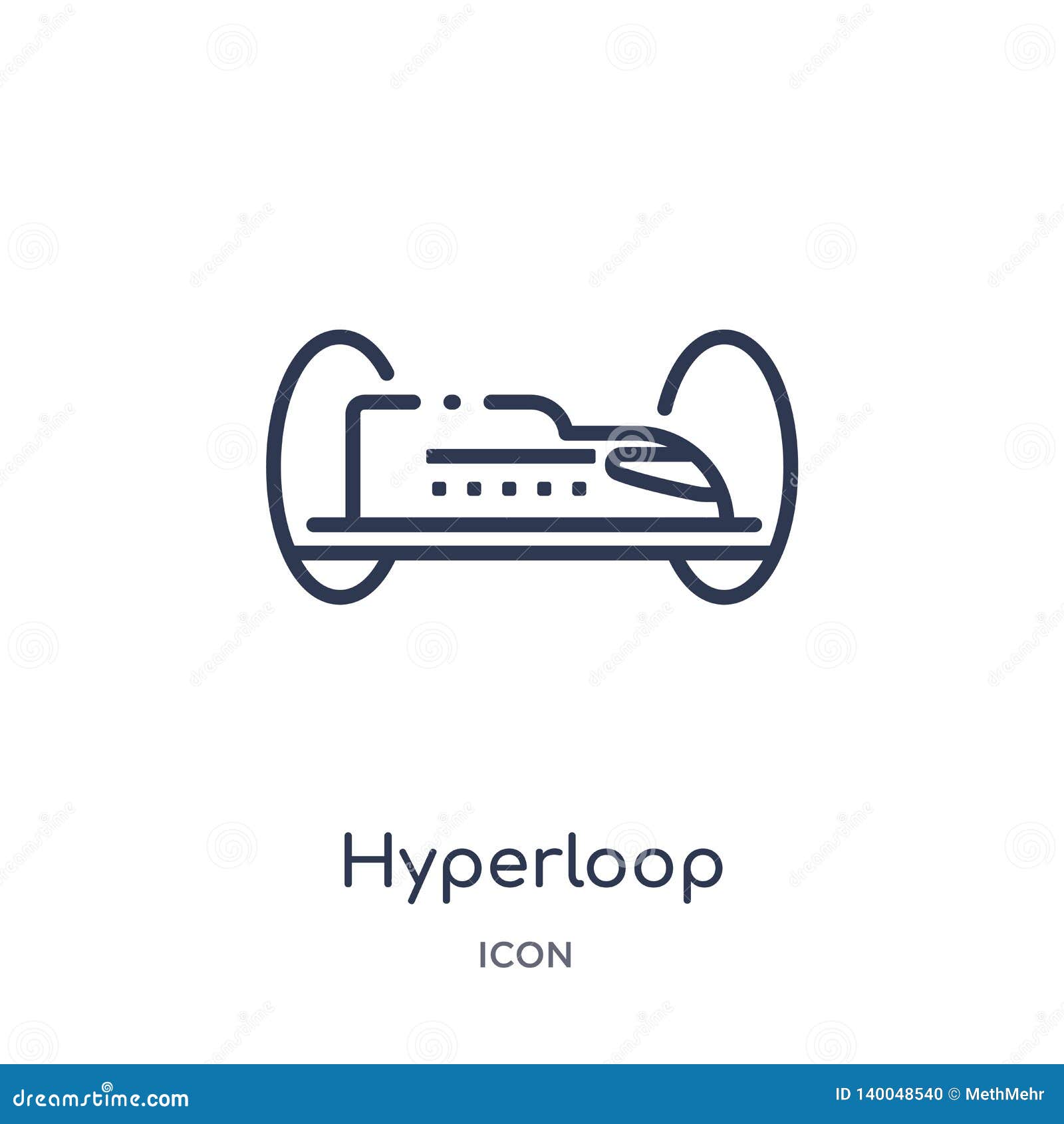 Hyperloop Icon. Trendy Hyperloop Logo Concept On White Background From ...