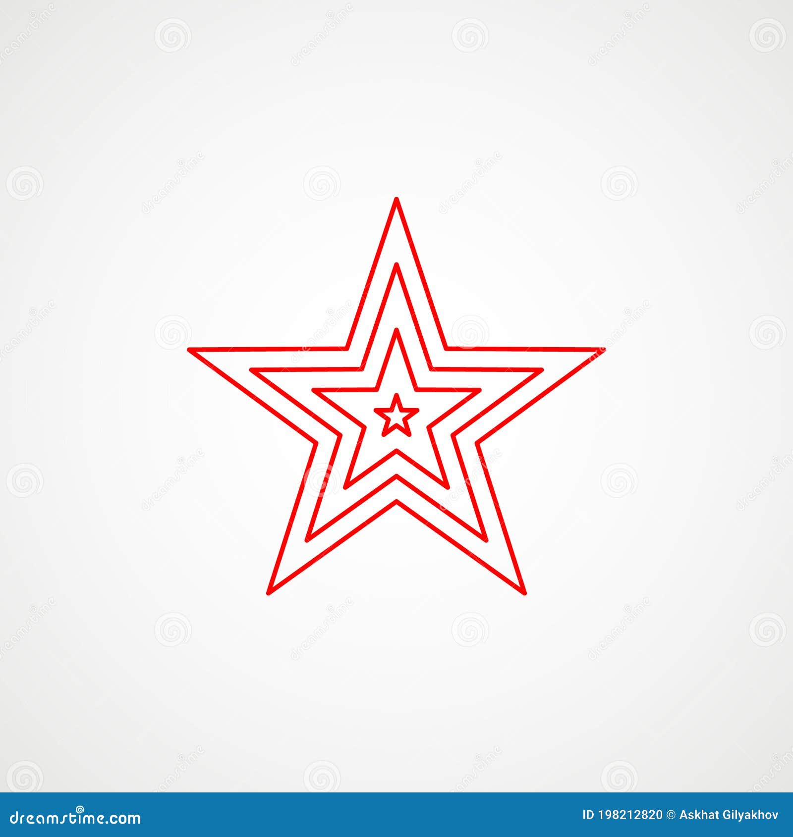 Star Of The Soviet Order Of Patriotic War Cartoon Vector ...