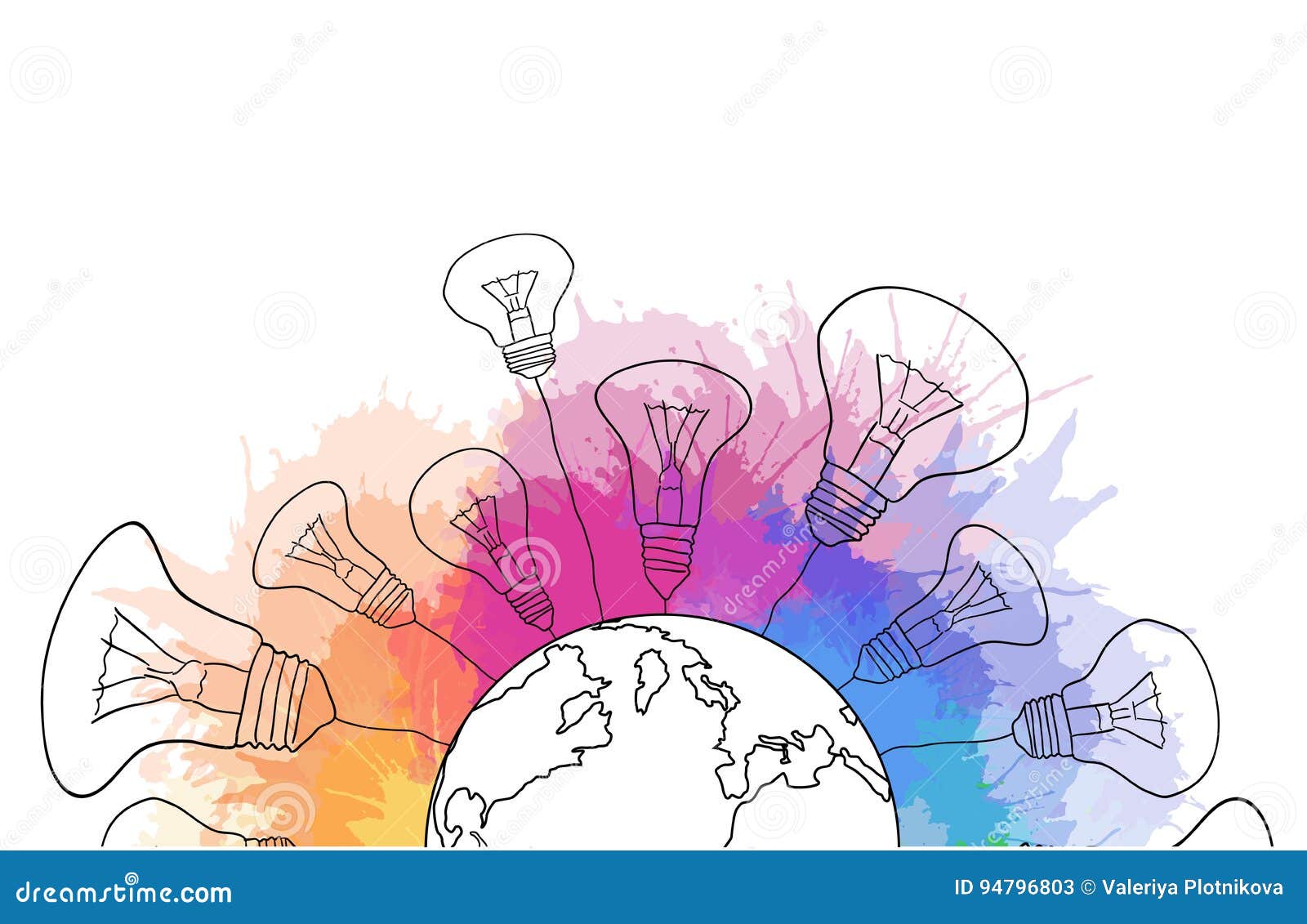 Linear Earth Icon From Ecology Outline Collection. Thin Line Earth ...