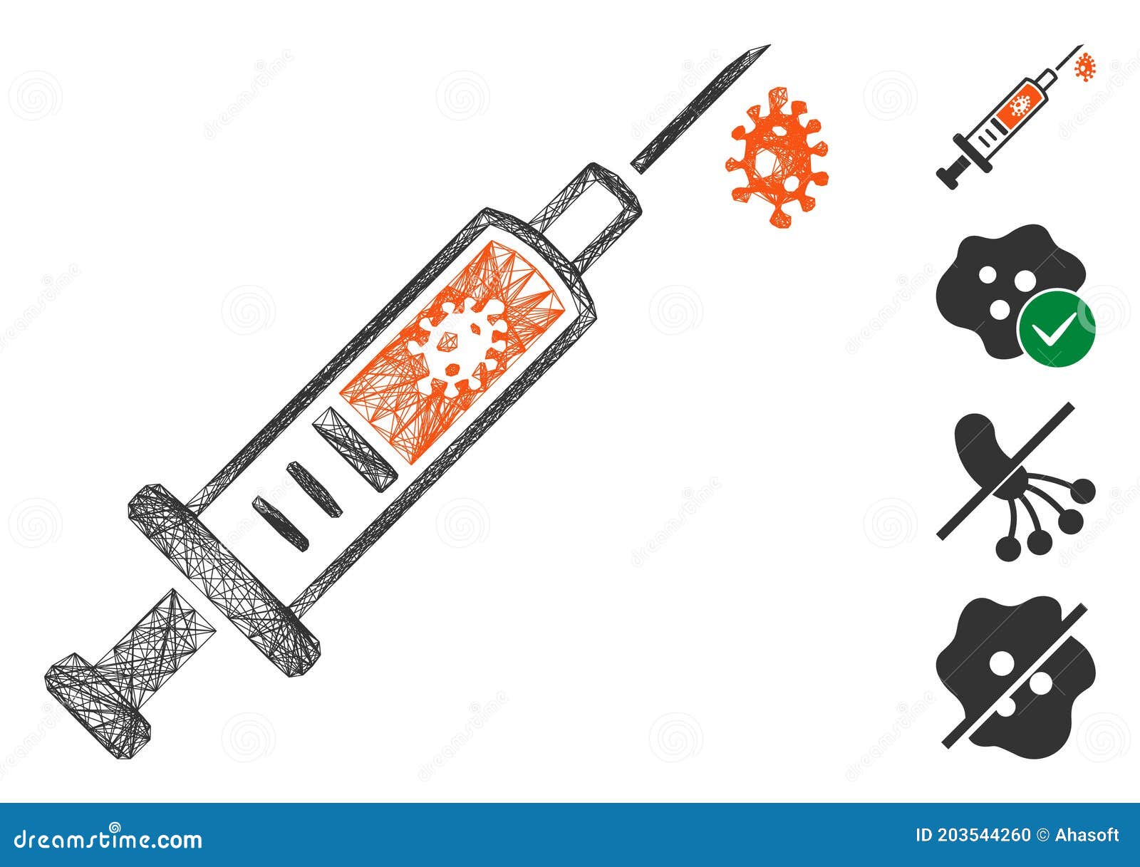 Linear Infection Injection Vector Mesh Stock Photography ...