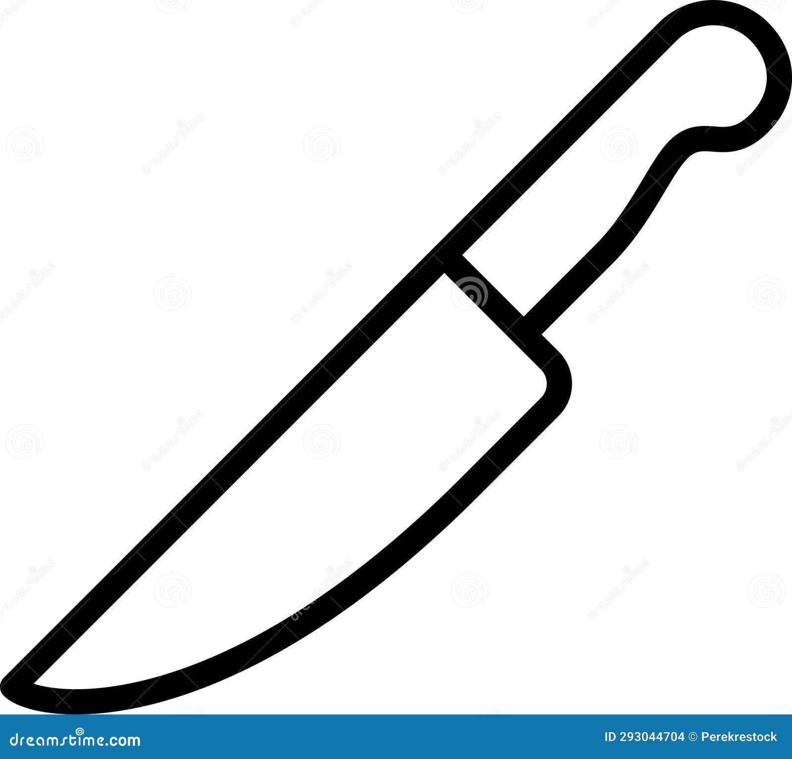 Linear Knife In Sheath Icon From Culture Outline Collection. Thin Line ...