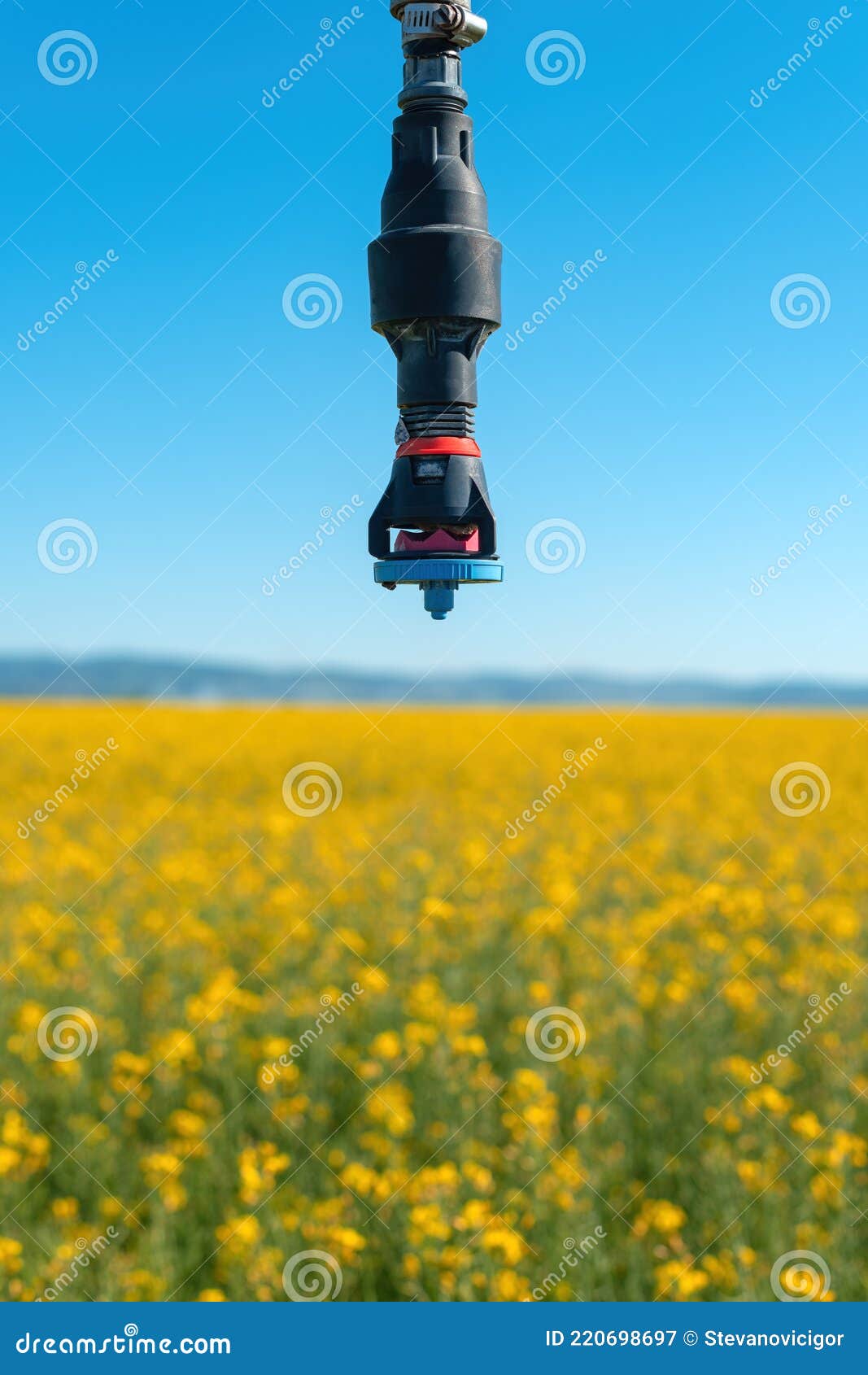 Linear or Lateral Move Irrigation with Rotator Style Pivot Applicator ...