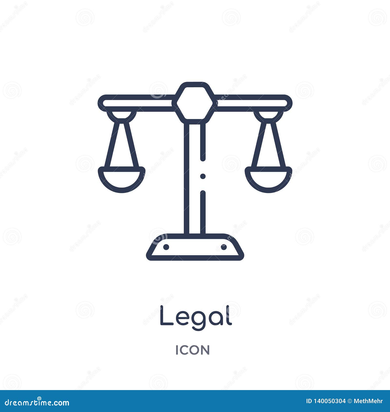 Linear Legal Icon From Business And Analytics Outline Collection Thin