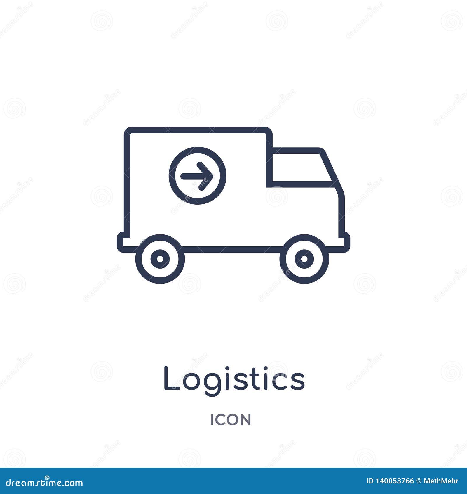Linear Logistics Icon from Delivery and Logistic Outline Collection ...