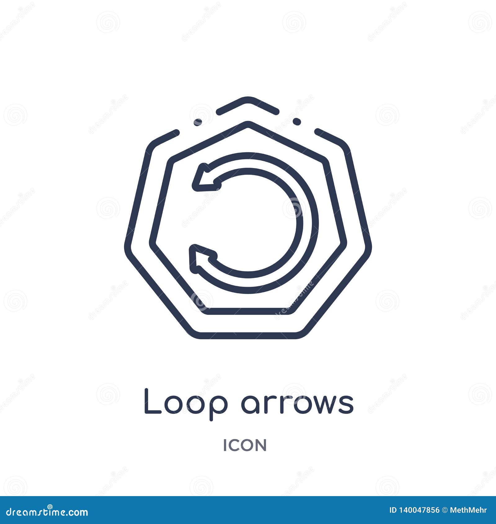 Linear Loop Icon From Analytics Outline Collection. Thin Line Loop ... Linear Loop Icon From Analytics Outline Collection. Thin Line Loop ...