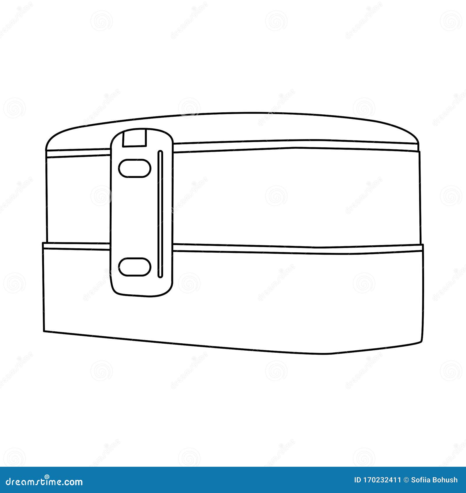 Linear Lunch Box Icon From Education Outline Collection. Thin Line ...