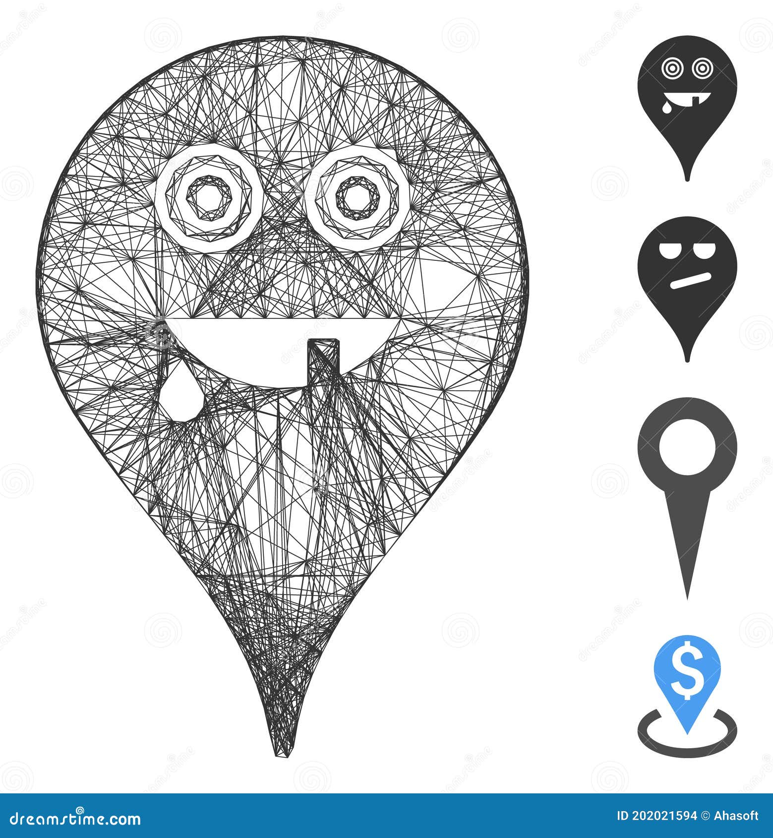 Linear Maniac Smiley Map Marker Vector Mesh Stock Photo | CartoonDealer ... Linear Maniac Smiley Map Marker Vector Mesh Stock Photo | CartoonDealer ...