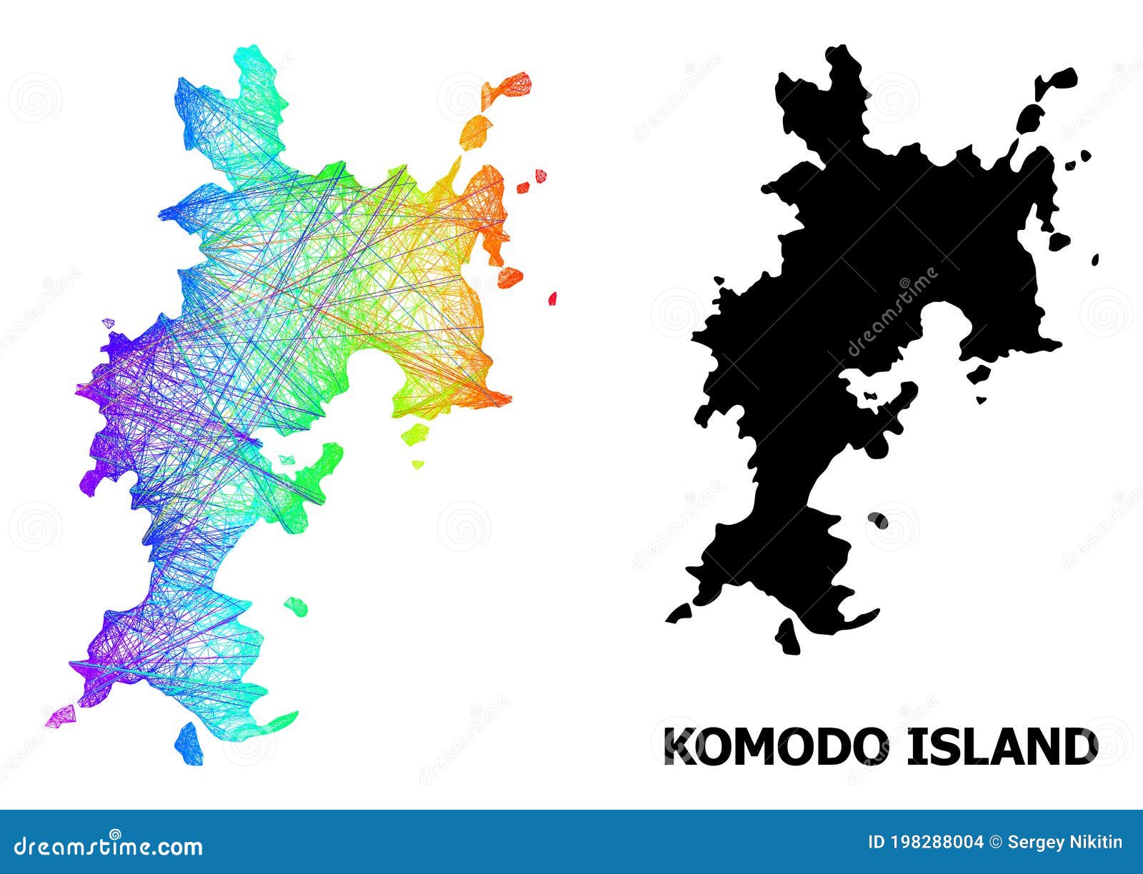 Komodo Island Map