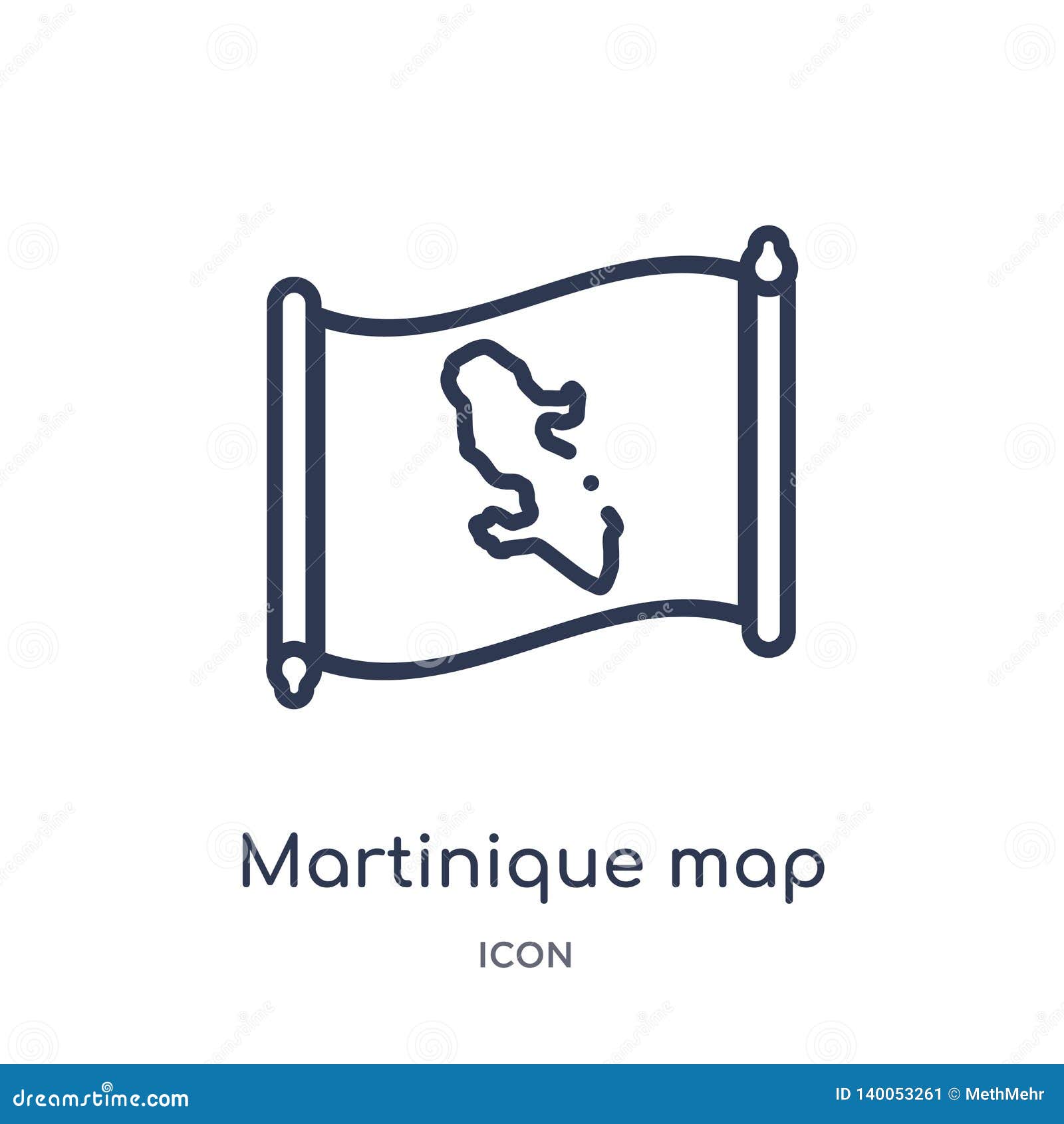 Martinique Map Outline Vector Illustration | CartoonDealer.com #95014908 Martinique Map Outline Vector Illustration | CartoonDealer.com #95014908