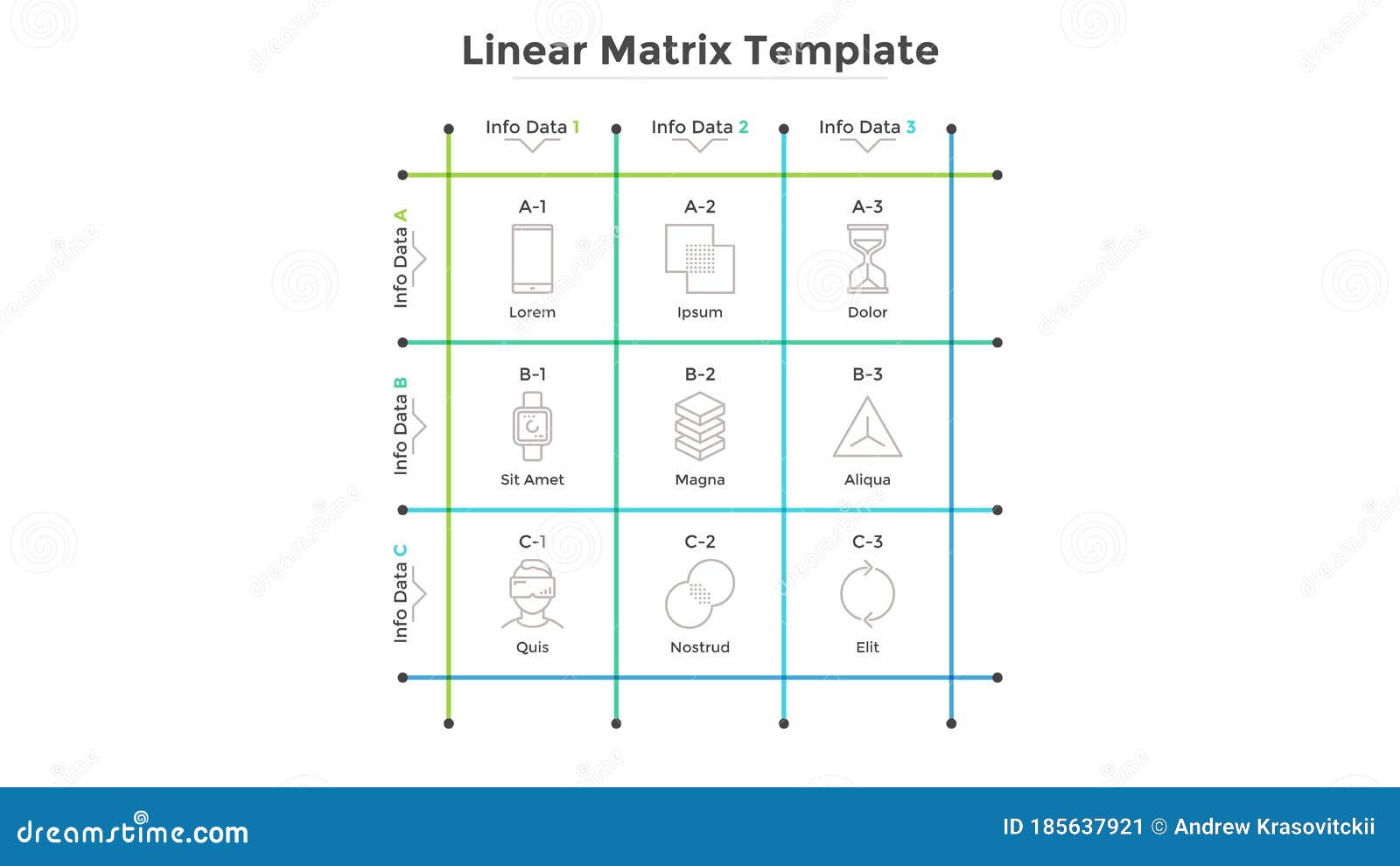 Vector Infographic Template Stock Vector - Illustration of modern ...