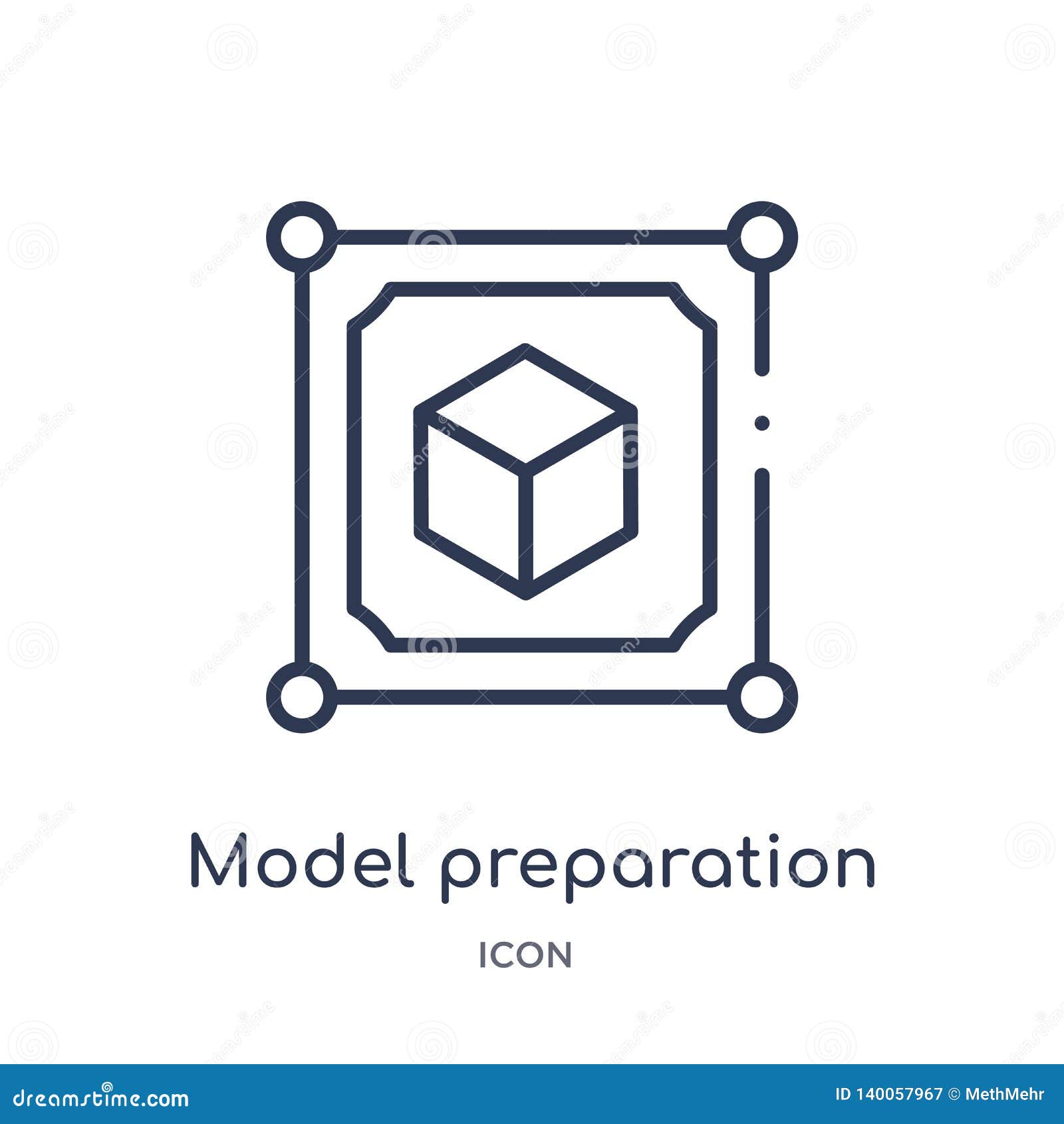 Linear Model Building Icon From Activity And Hobbies Outline Collection ...