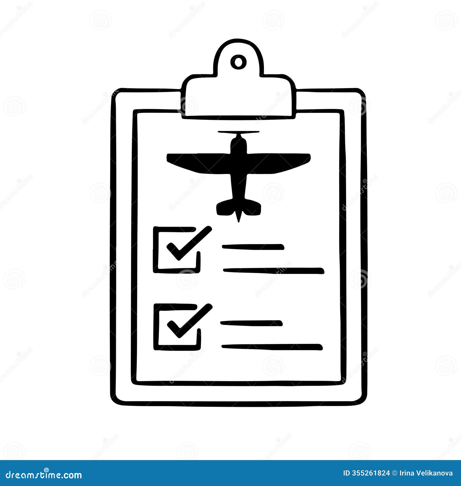 Linear Monochrome Icon Schedule Departure Mode, Flights Vector Simple ...