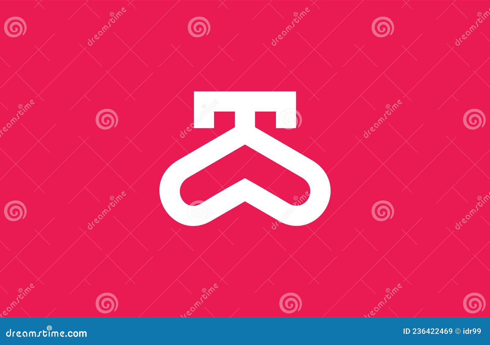 Linear Monogram T Love Logo Stock Vector - Illustration of modern, icon ...