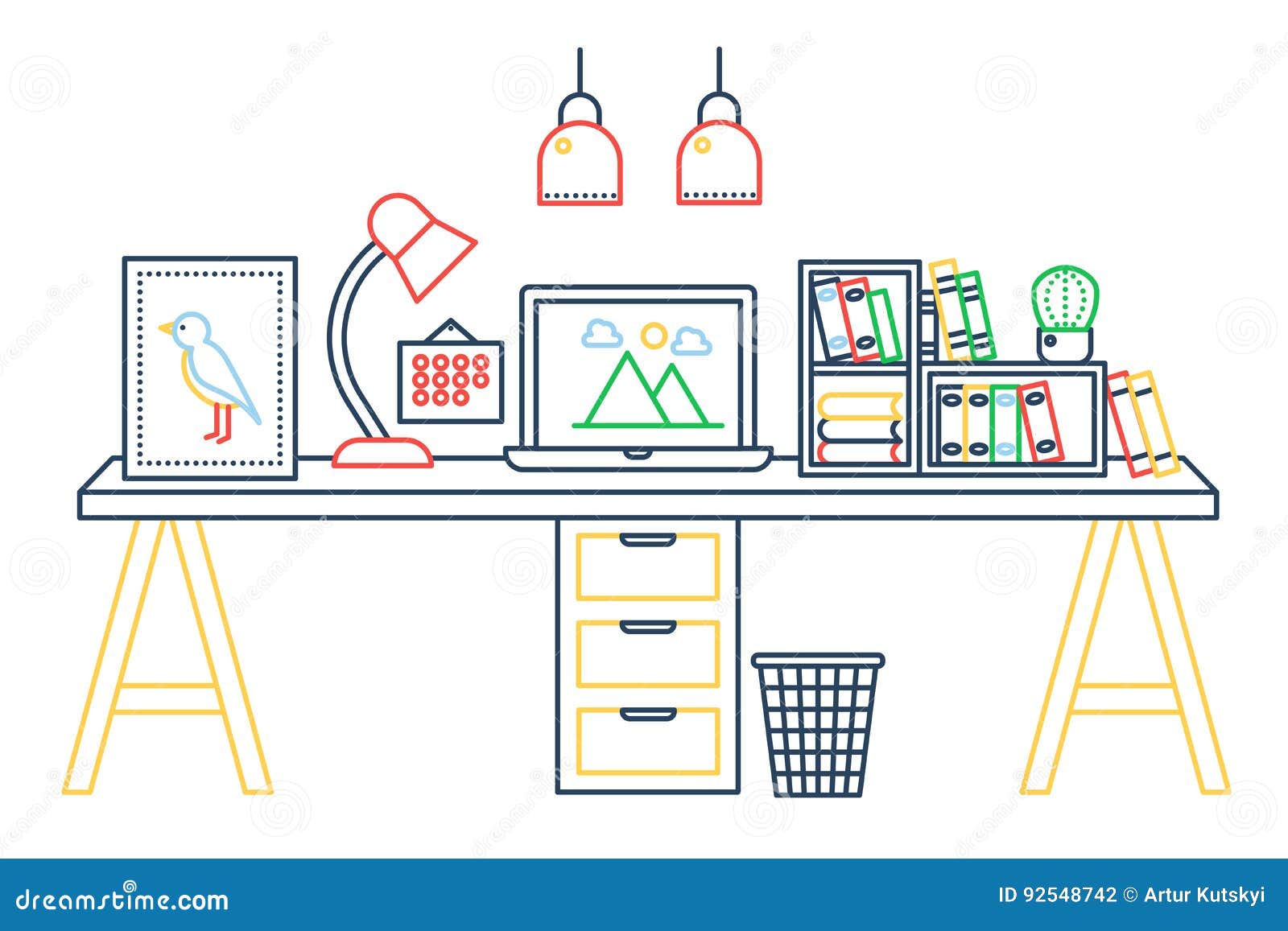 Linear Office Block Icon From Buildings Outline Collection. Thin Line ...