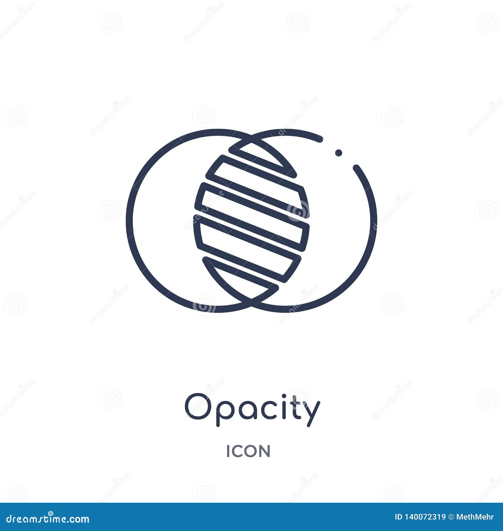 Linear Opacity Icon from Edit Tools Outline Collection. Thin Line ...