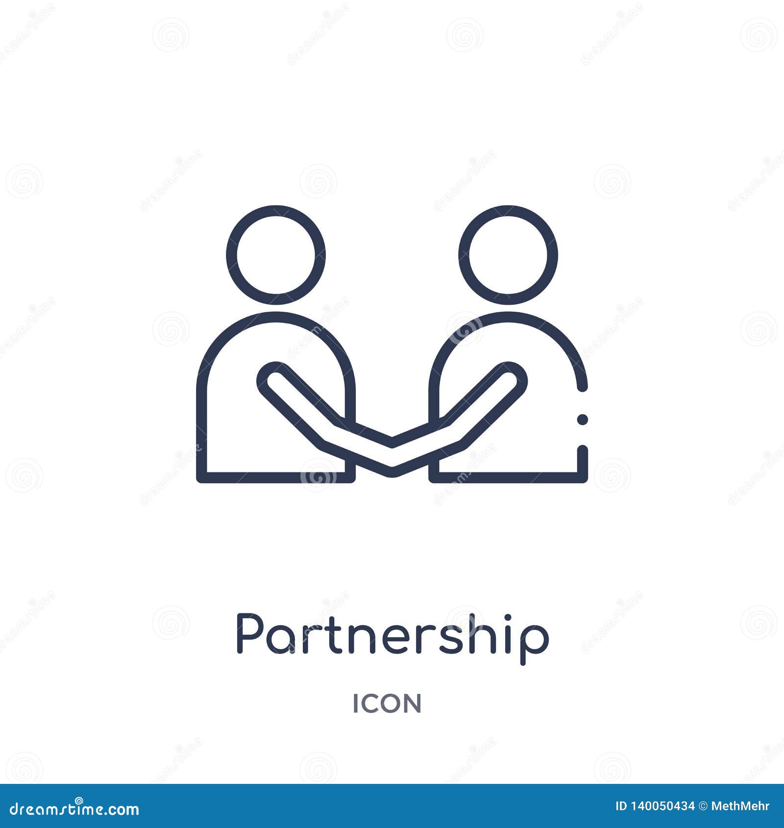 Linear Partnership Icon from Business and Analytics Outline Collection ...