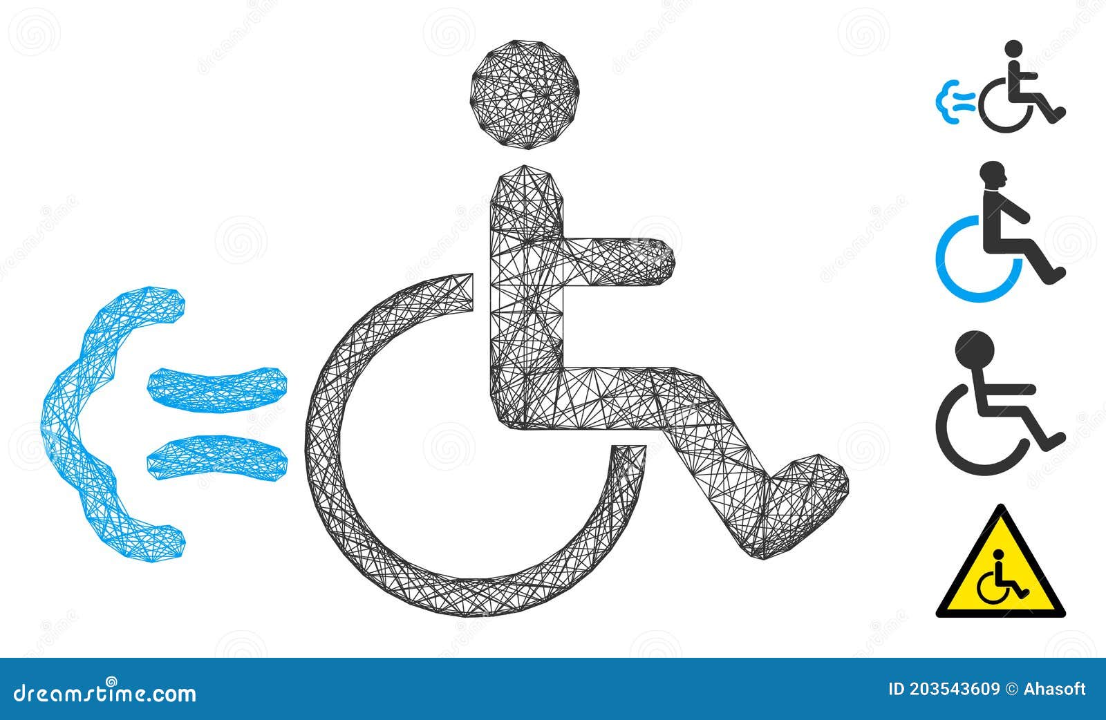 Linear Patient Movement Vector Mesh Stock Illustration - Illustration ...