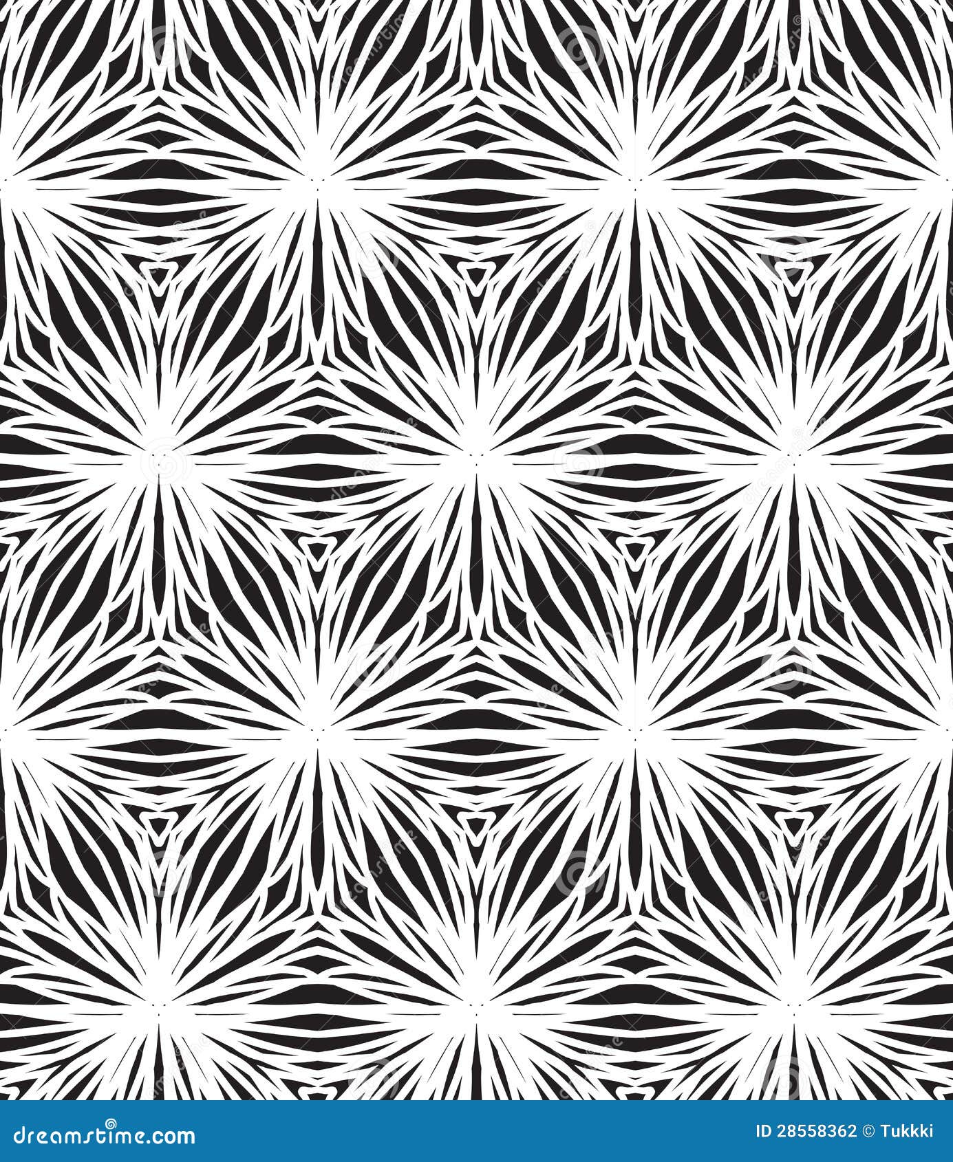 Linear Pattern, White and Black Triangles Stock Vector - Illustration ...