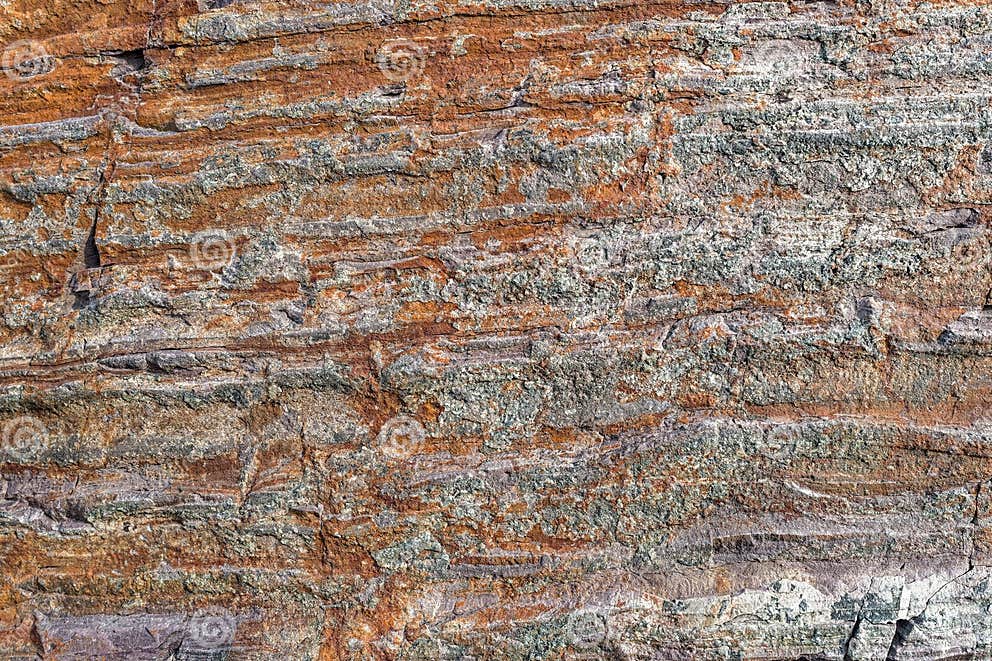 Linear Patterns in a Detailed Rock Surface Stock Photo - Image of ...
