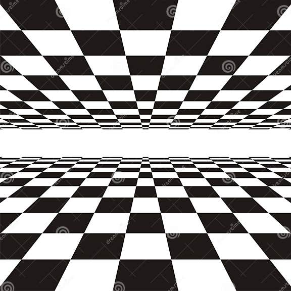 Linear perspective stock vector. Illustration of point - 19340955