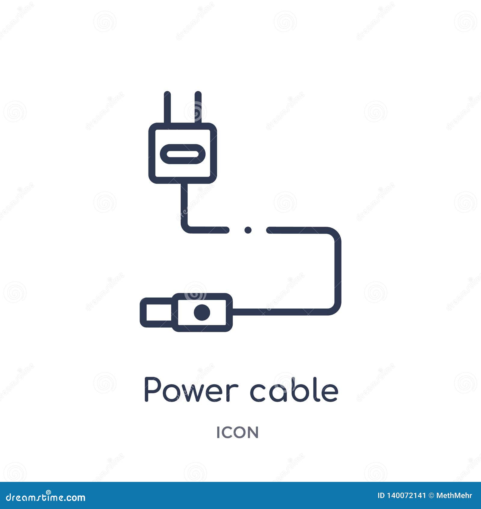 Linear Power Icon From Ecology Outline Collection. Thin Line Power ...