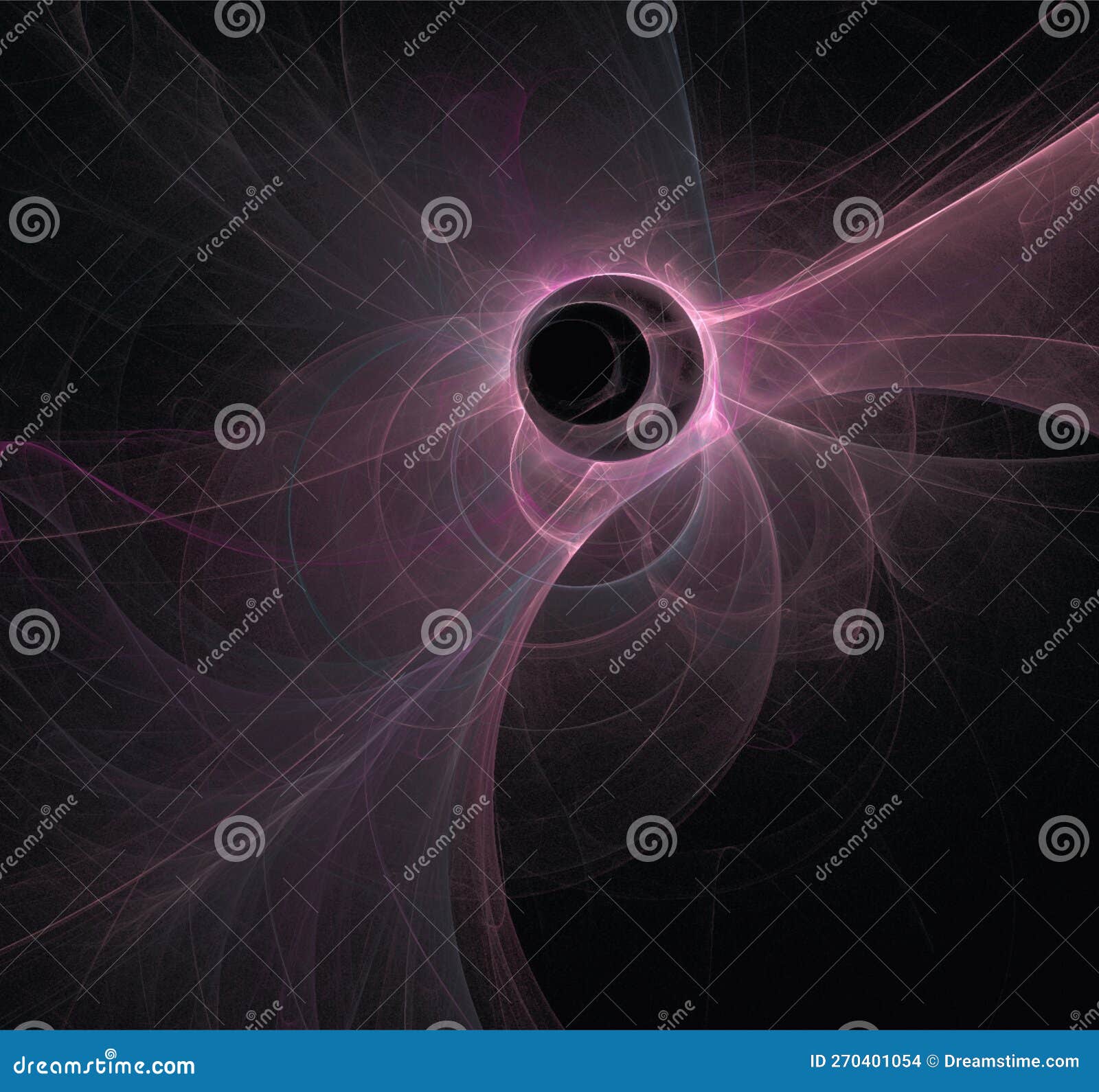 Linear Purple Abstract Pattern on Black, Color Digital Graphics ...