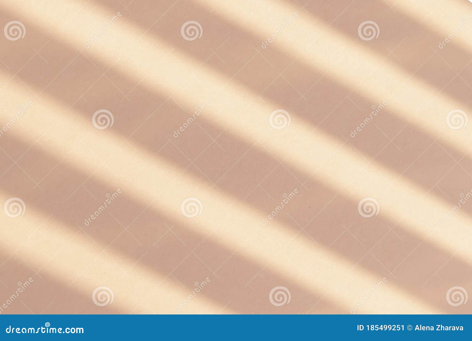 Reflection of Strips of Blinds on a Pastel Background. Background with ...