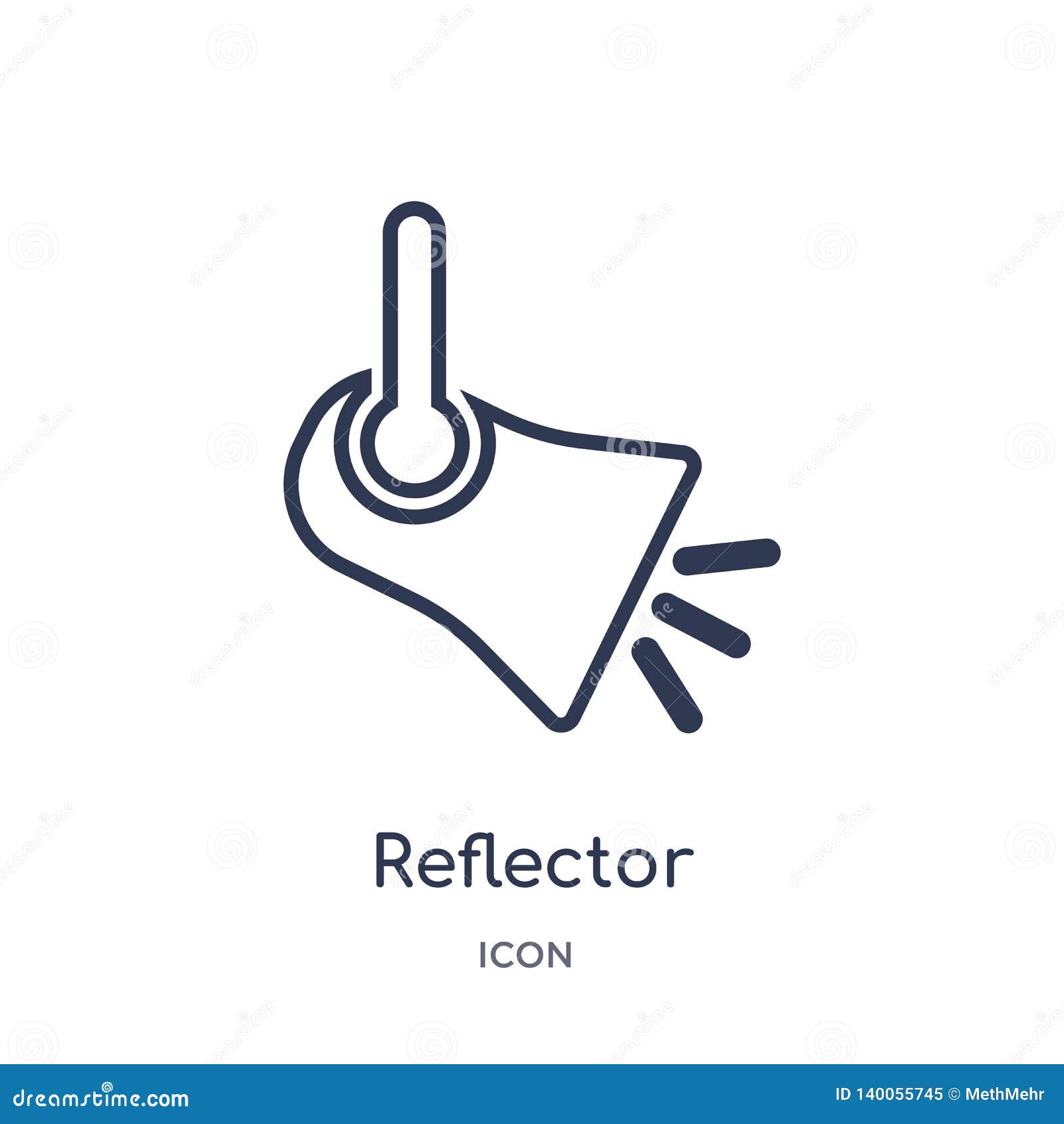 Linear Reflector Icon from Electronic Stuff Fill Outline Collection ...