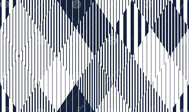 Linear Rhombuses Seamless Pattern Vector. Stock Vector - Illustration ...