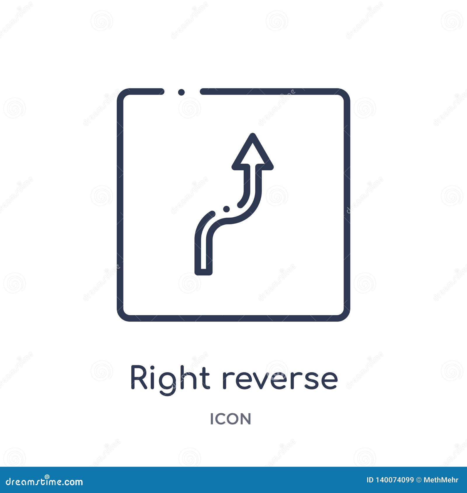 Linear Right Reverse Curve Icon From Maps And Flags Outline Collection ... Linear Right Reverse Curve Icon From Maps And Flags Outline Collection ...
