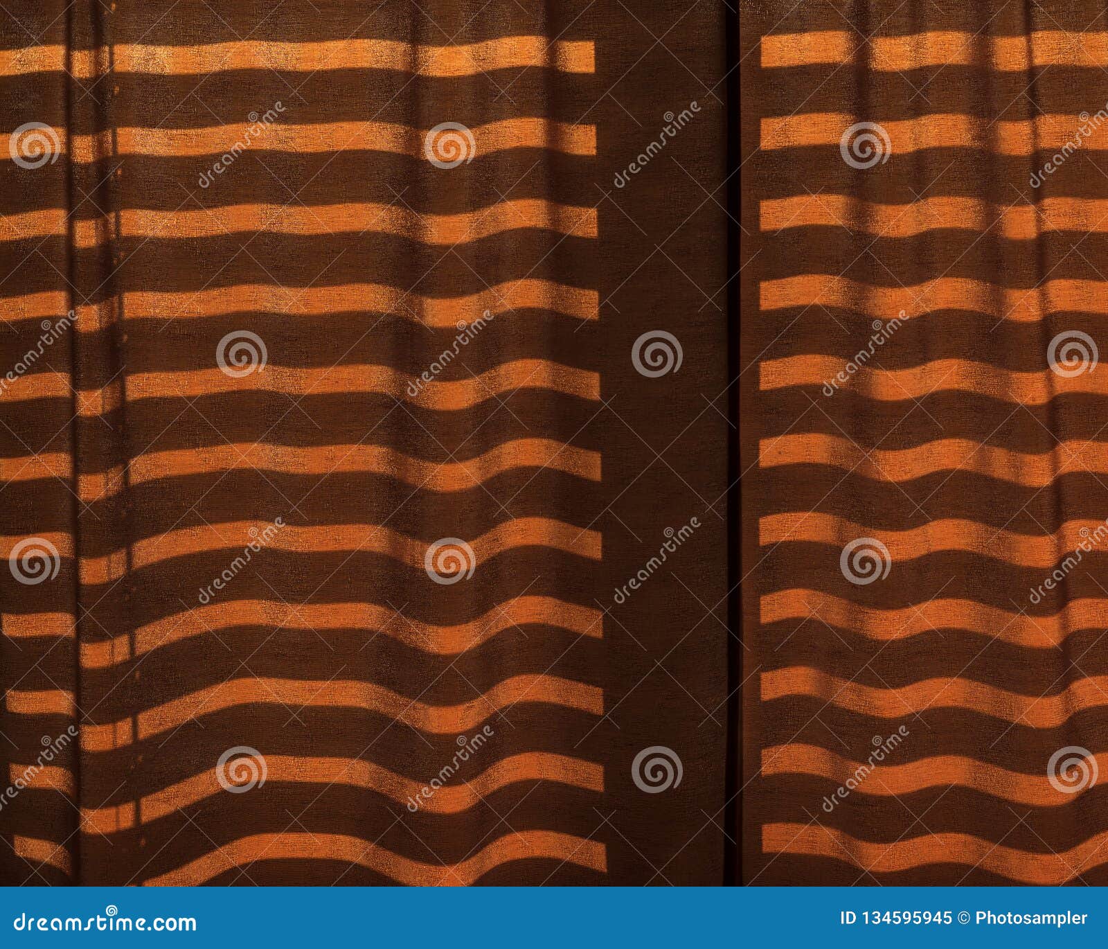 Linear Shadows Projected Onto Curtains Stock Image - Image of geometry ...