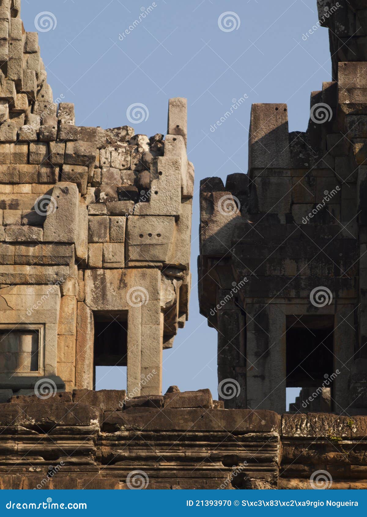 Linear Shaped Takeo Temple, Siem Reap Stock Photo - Image of asia, siem ...