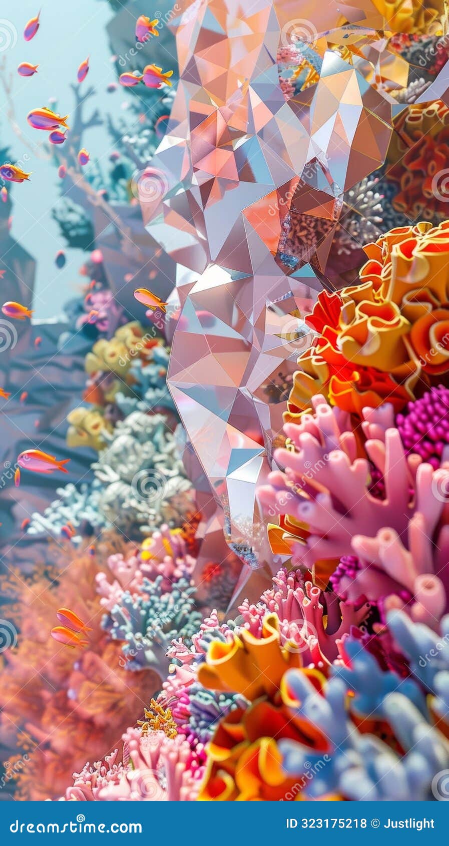 Linear Shapes Intersect and Weave Together in a Vibrant Display ...