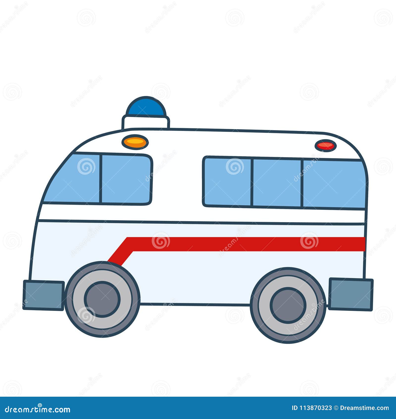 Linear Ambulance Icon From Army Outline Collection. Thin Line Ambulance ...