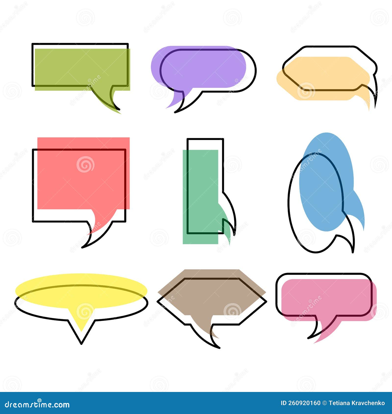 Linear Spot Messages. Chat Message Icon. Line Drawing. Chat Icon Set ...