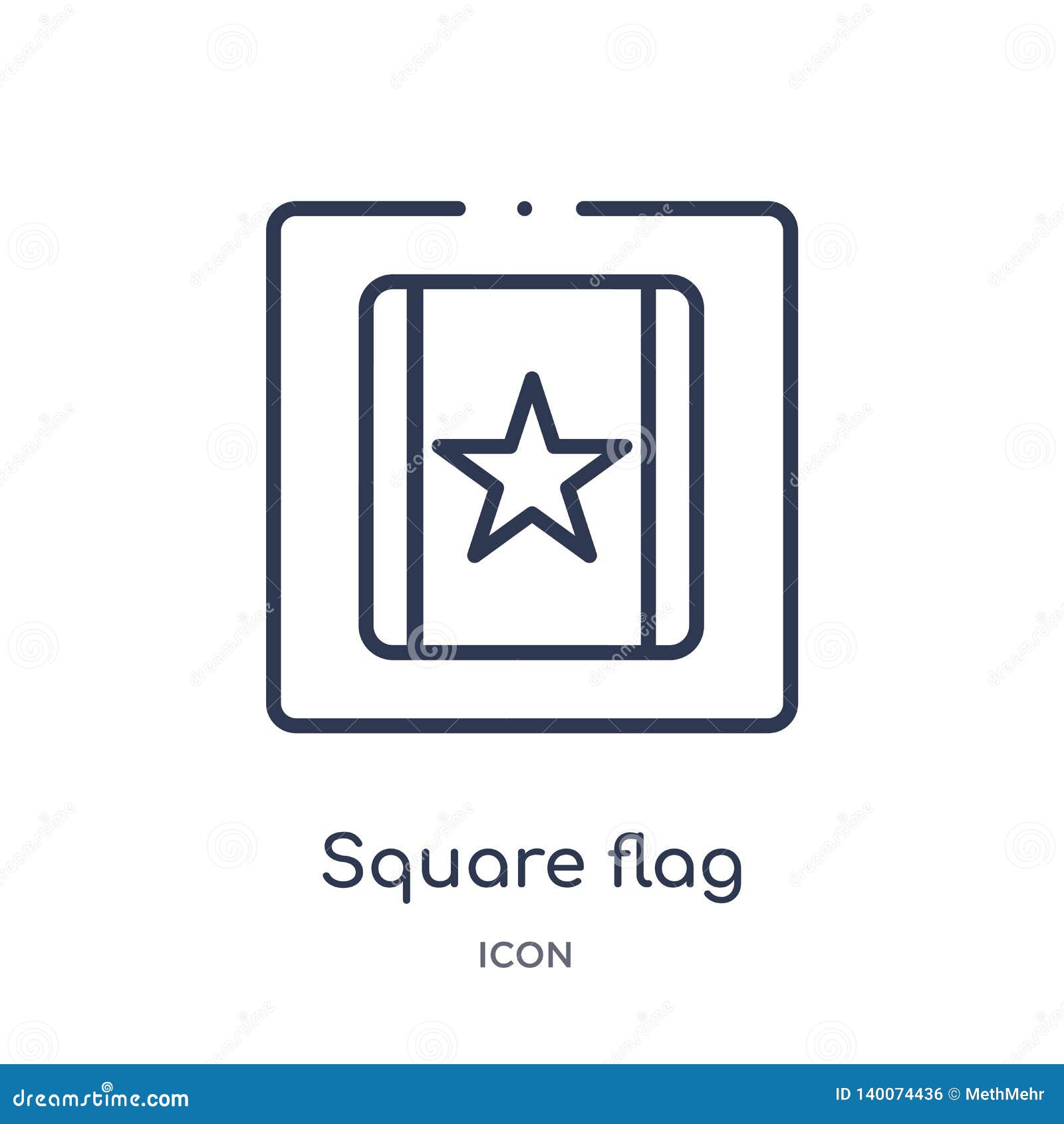 Linear Flags Icon From Brazilia Outline Collection. Thin Line Flags ...