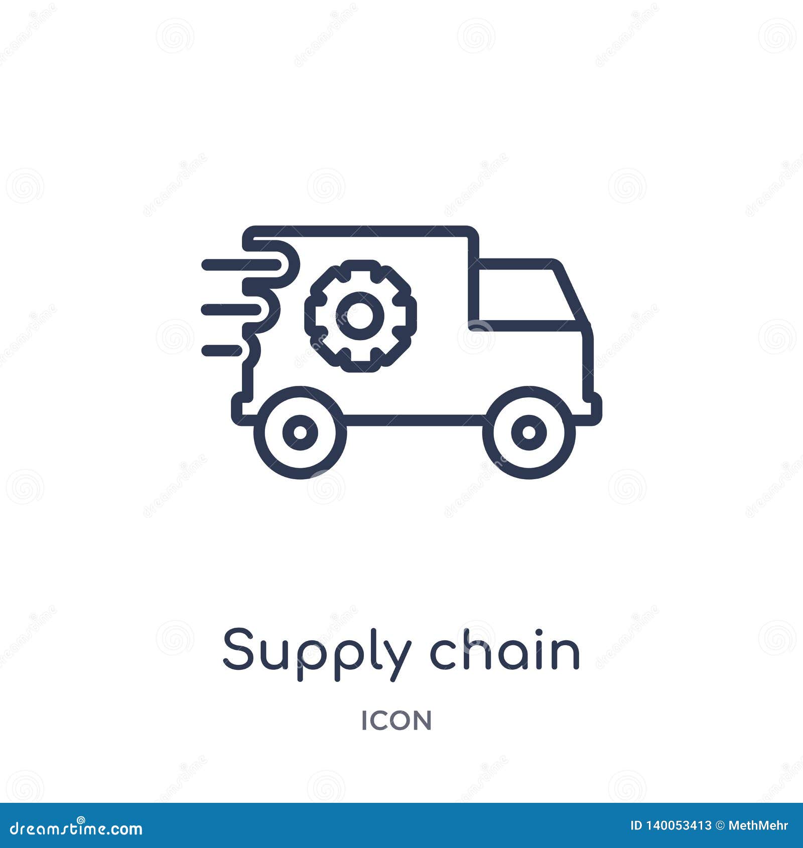 Linear Supply Chain Icon from Delivery and Logistic Outline Collection ... Linear Supply Chain Icon from Delivery and Logistic Outline Collection ...
