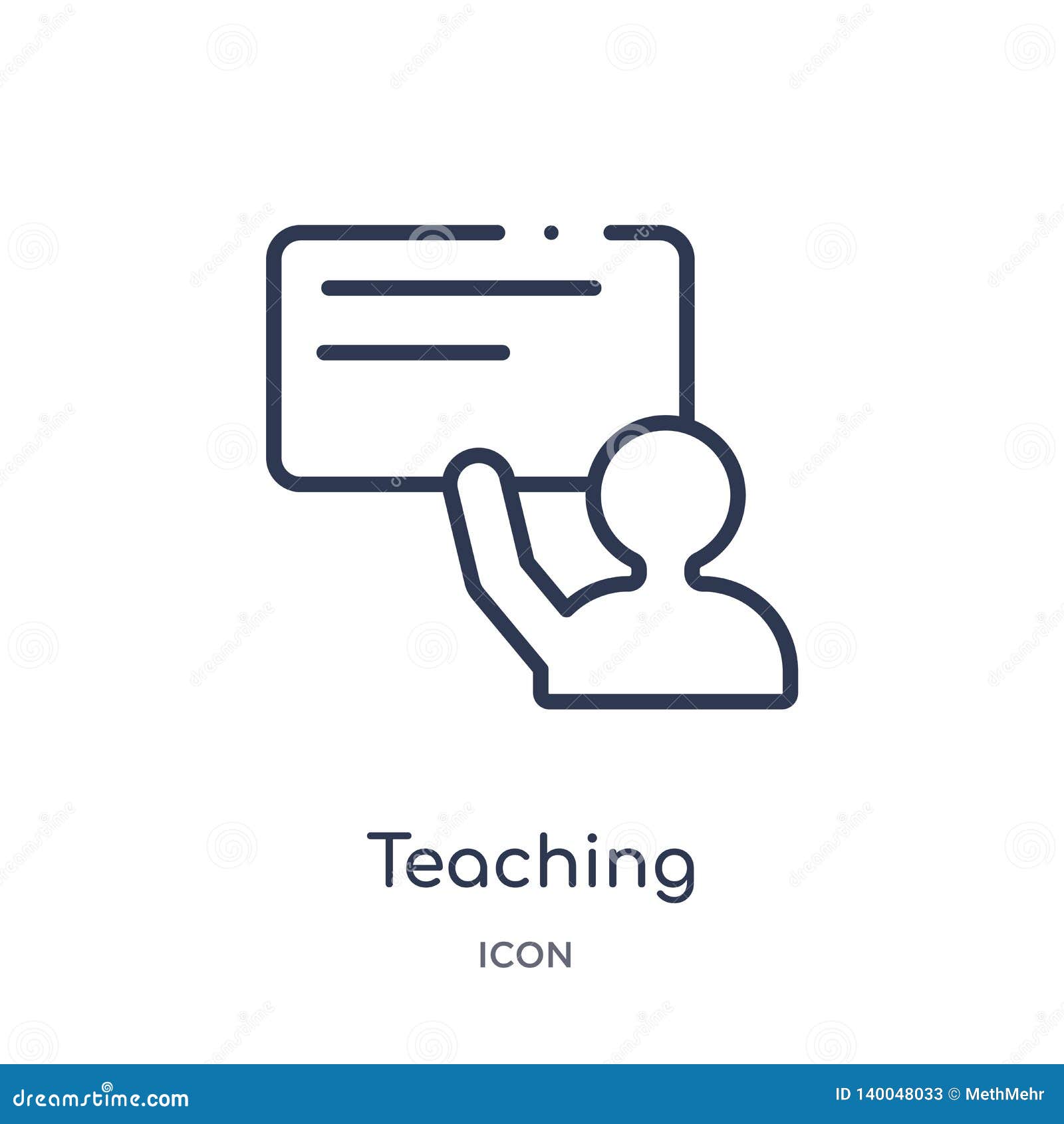 Linear Teaching Icon From Artifical Intelligence Outline Collection ...