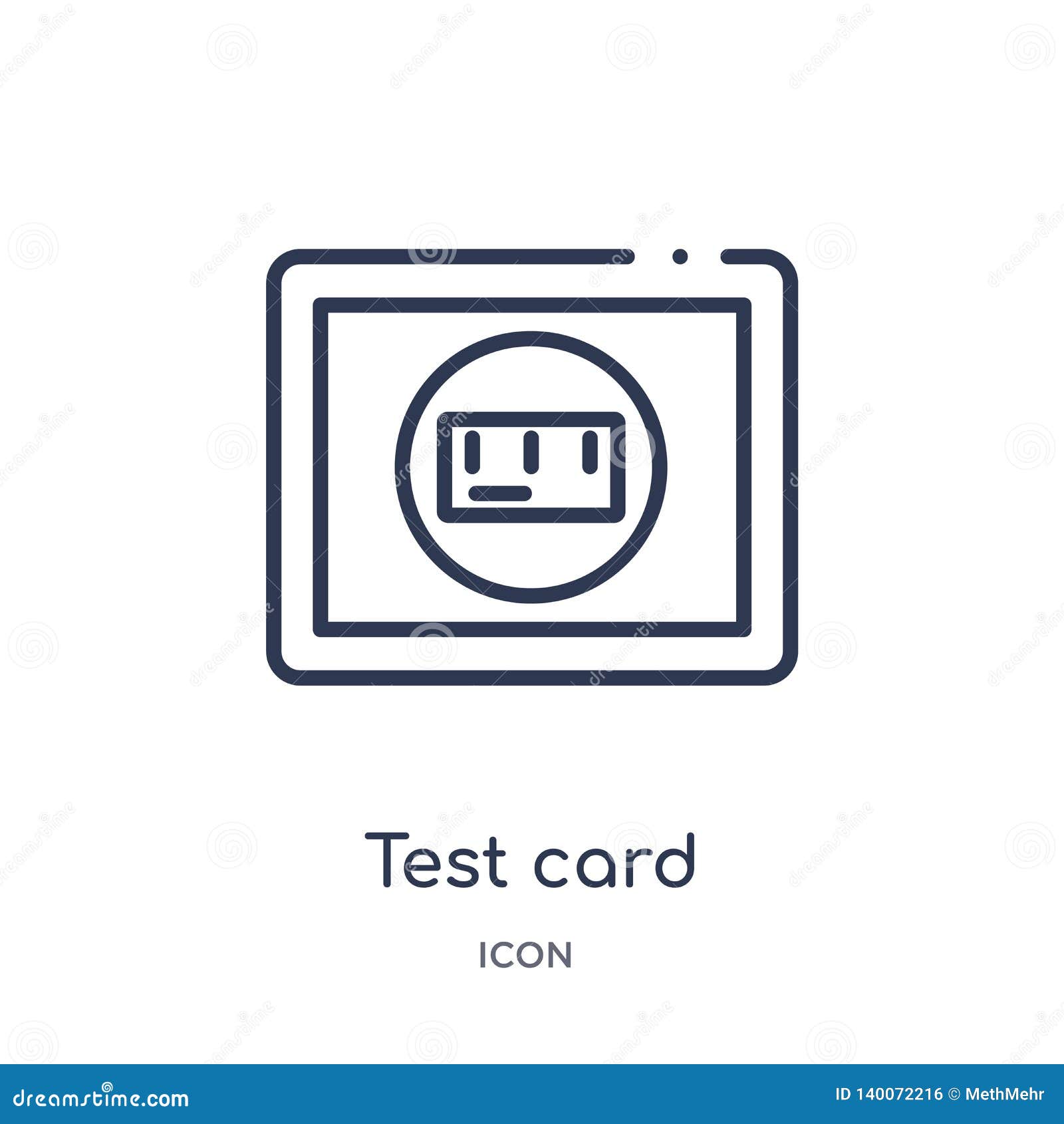 Linear Test Results Icon From Education Outline Collection. Thin Line ...