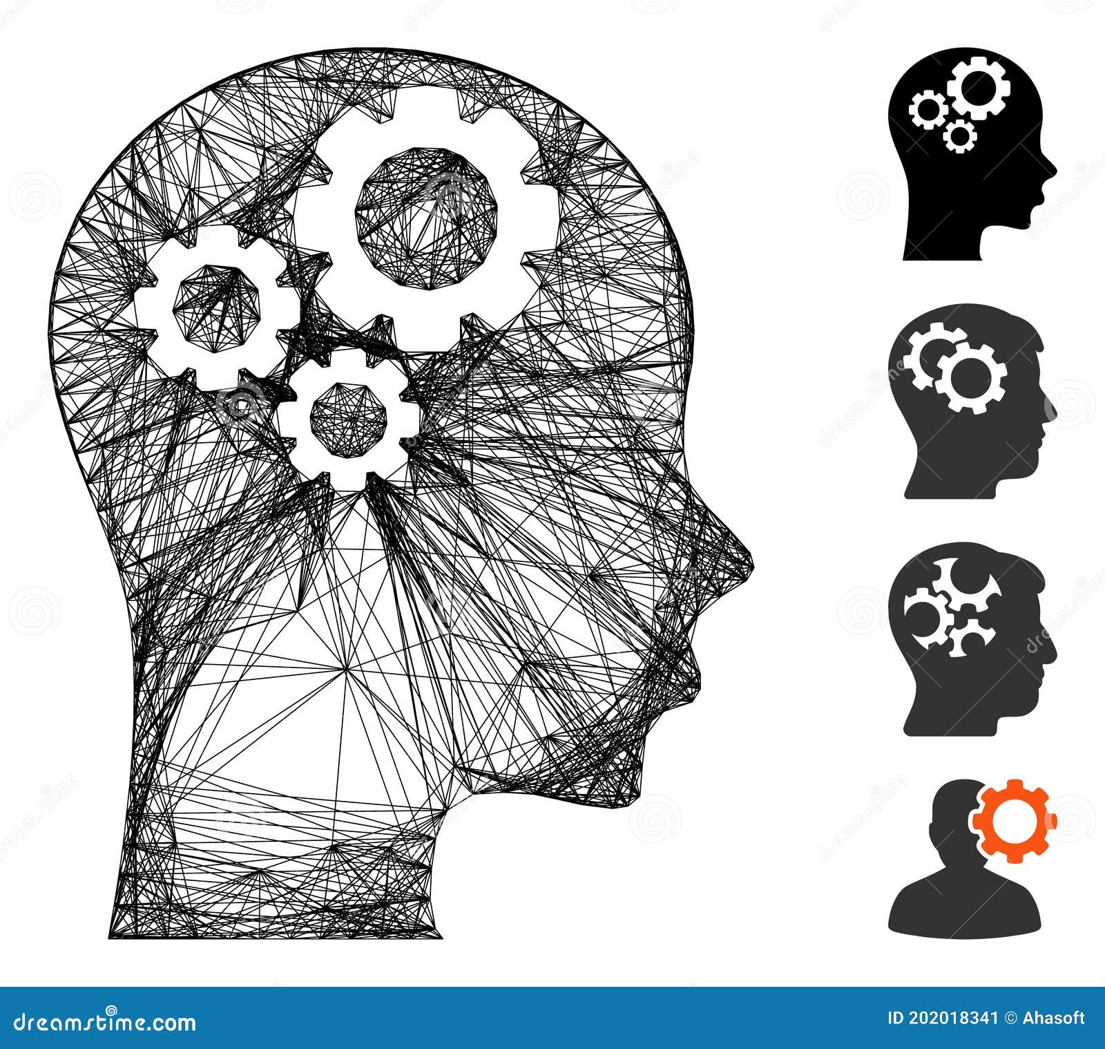 Linear Thinking Emoji Icon From Emoji Outline Collection. Thin Line ...