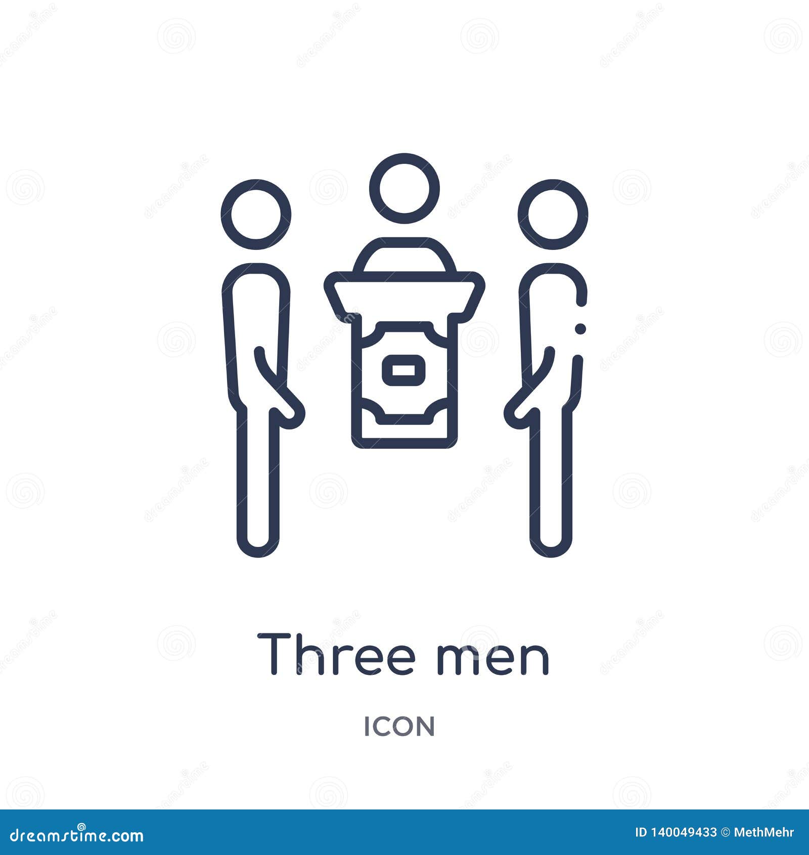 Linear Three Tools Icon From Construction Outline Collection. Thin Line ...