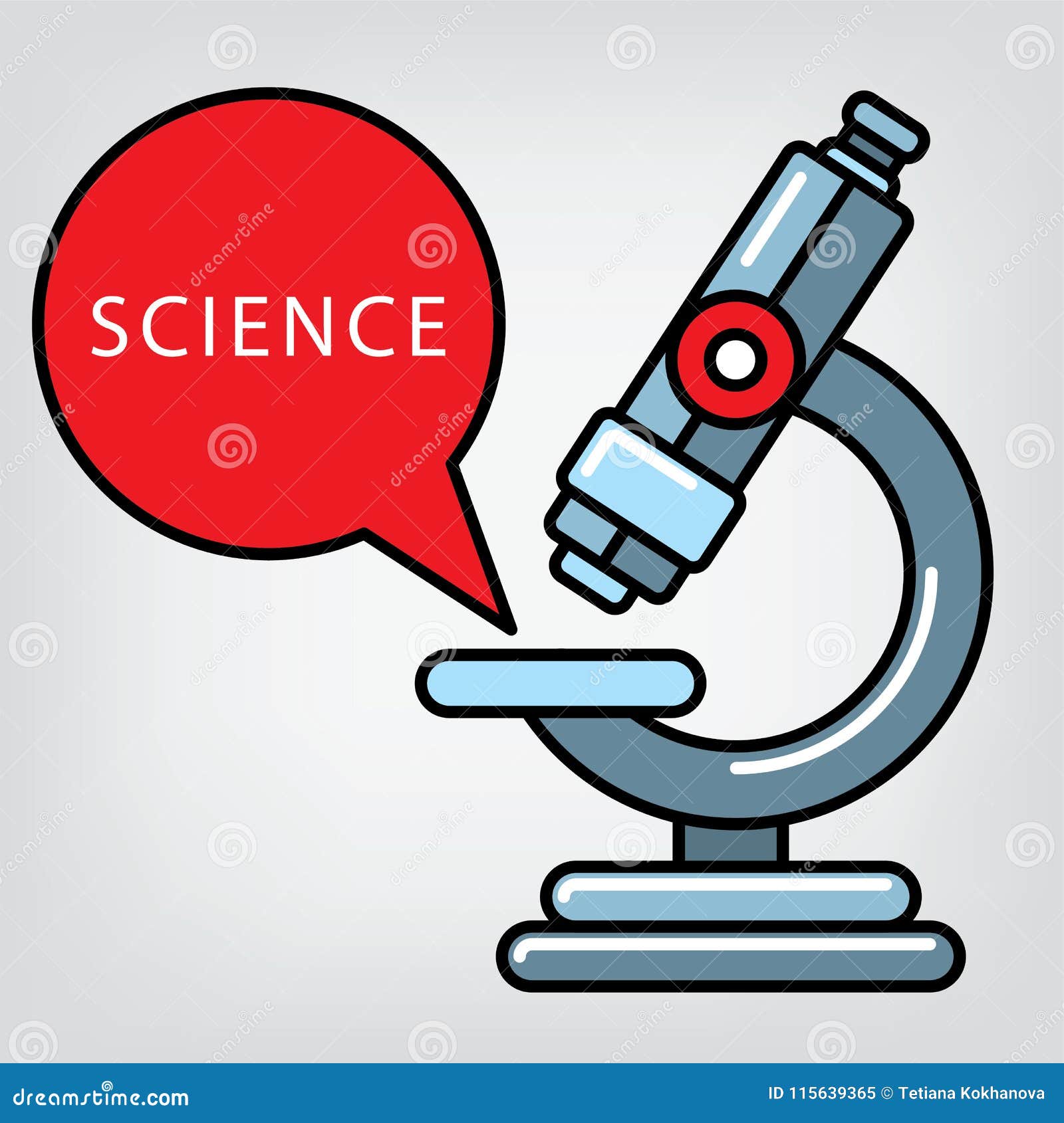 Vector Old Microscope With Roses. Vintage Hand Drawn Illustration For ...