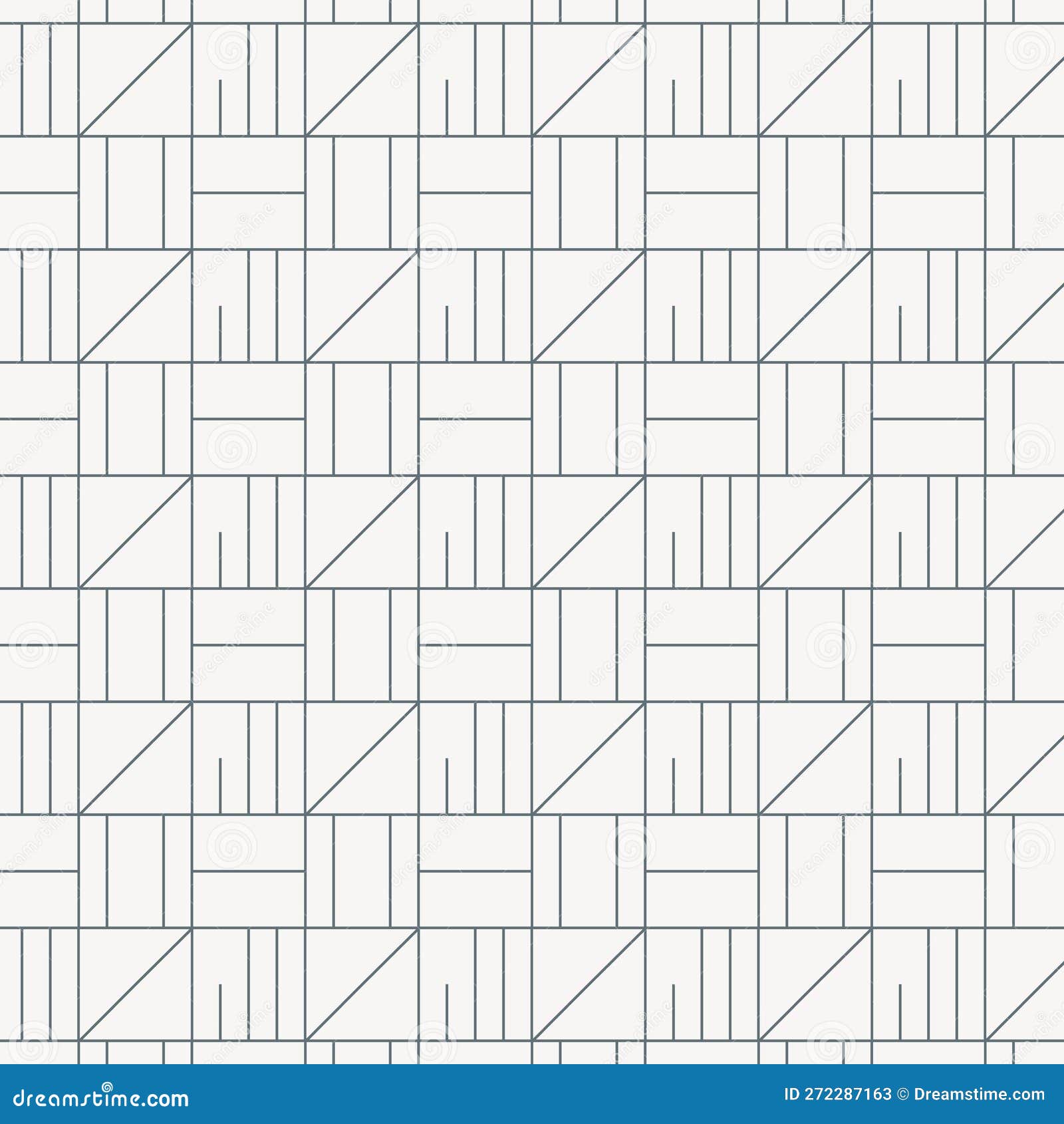Linear Vector Pattern Repeating Thin Line On Square Shape In Monochrome Styles Pattern Is