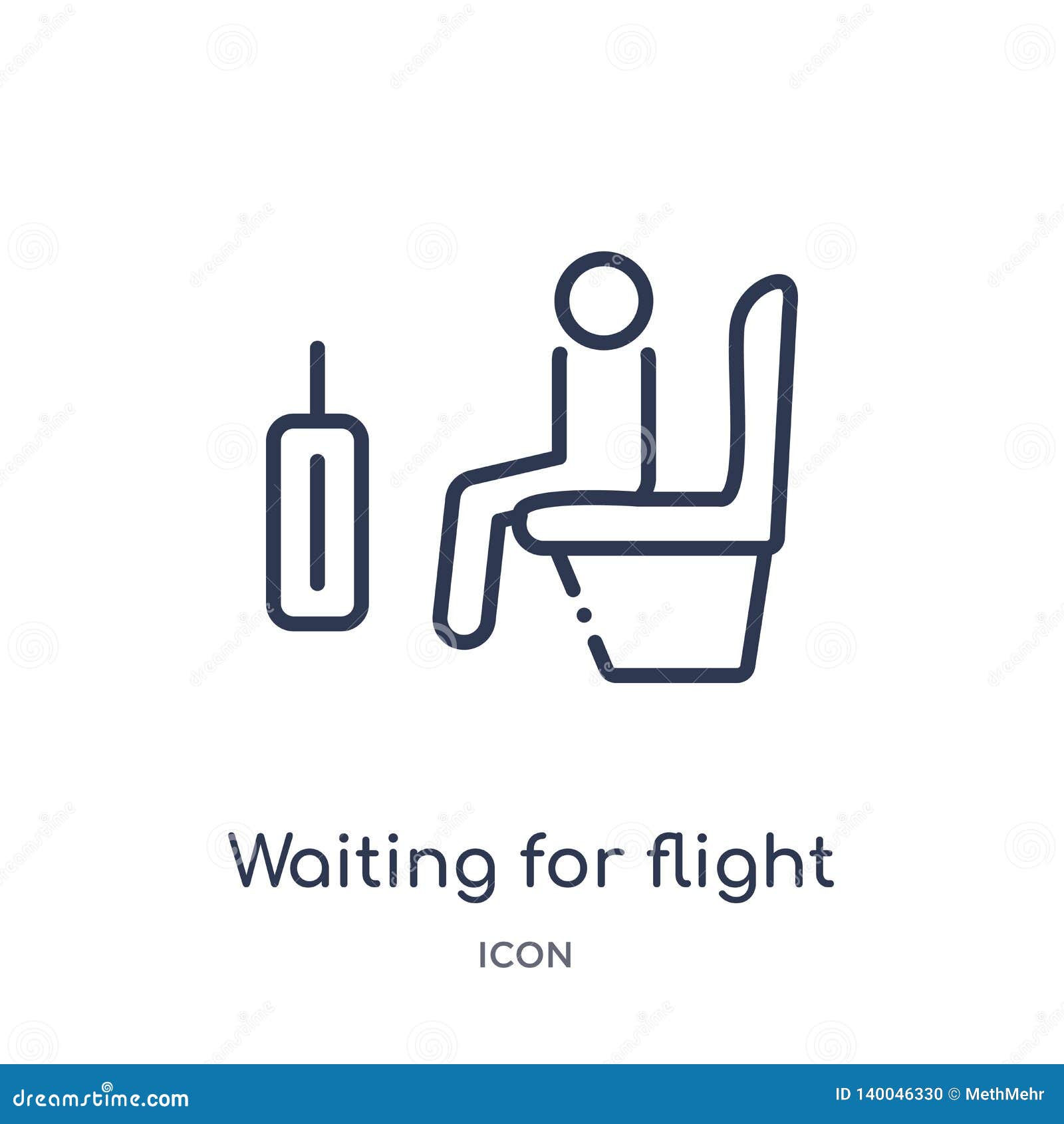 Linear Waiting Place Icon From Airport Terminal Outline Collection ... Linear Waiting Place Icon From Airport Terminal Outline Collection ...