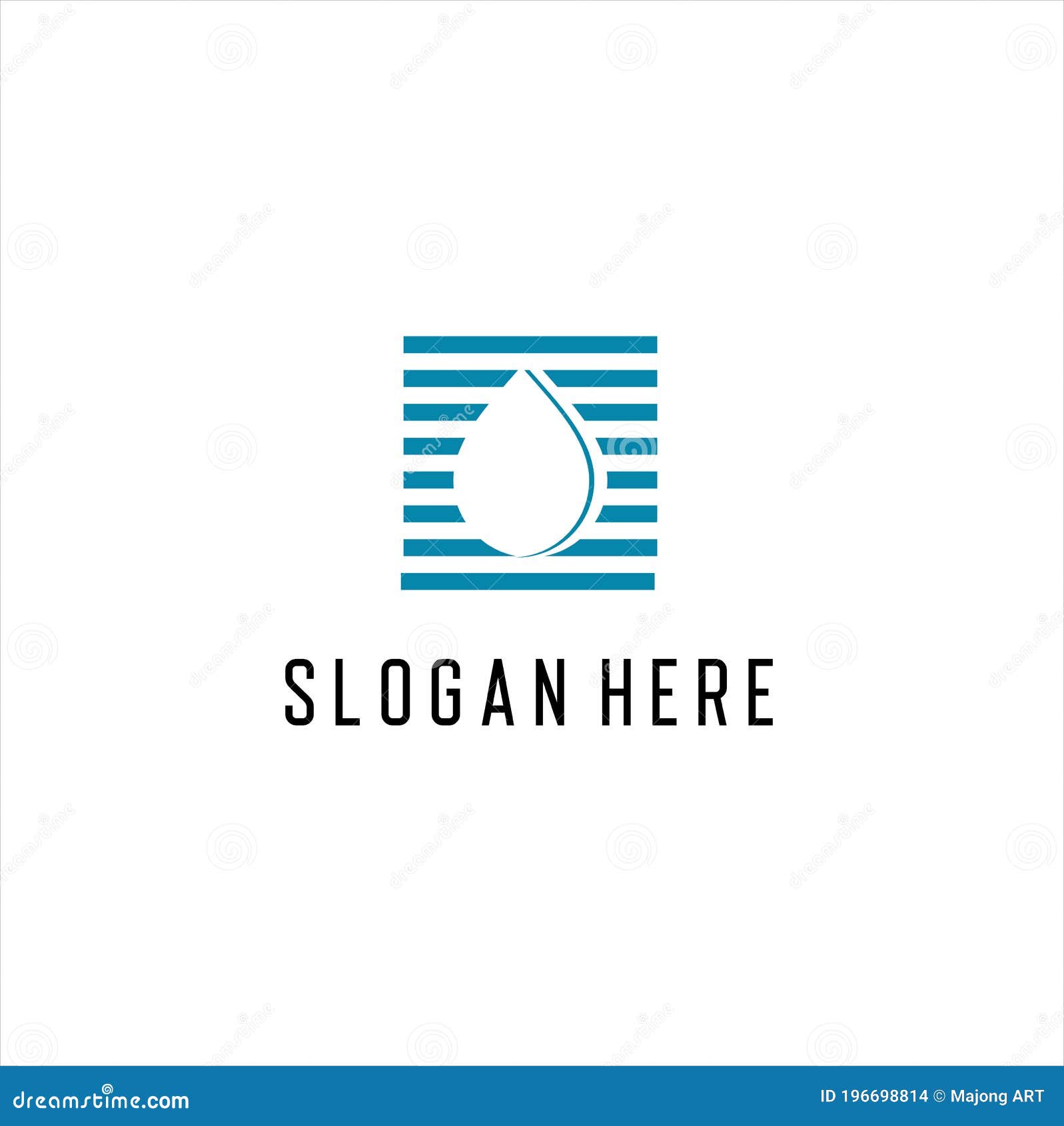 Linear Water Aqua Logo Design Stock Vector - Illustration of black ...